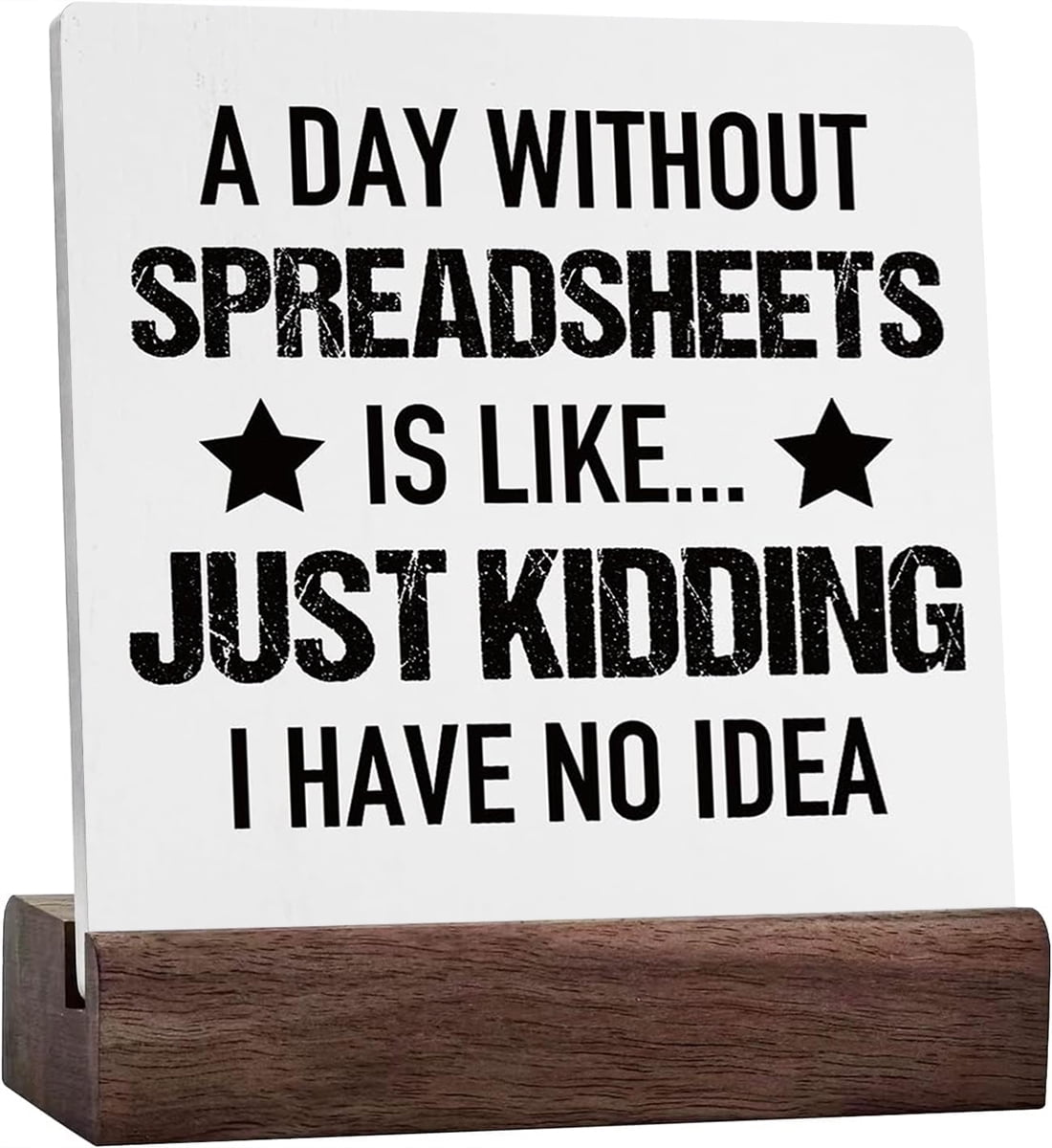 Ceramic Sign 4x4 Inch Funny Office Gifts For Coworkers Plaque Sign with ...