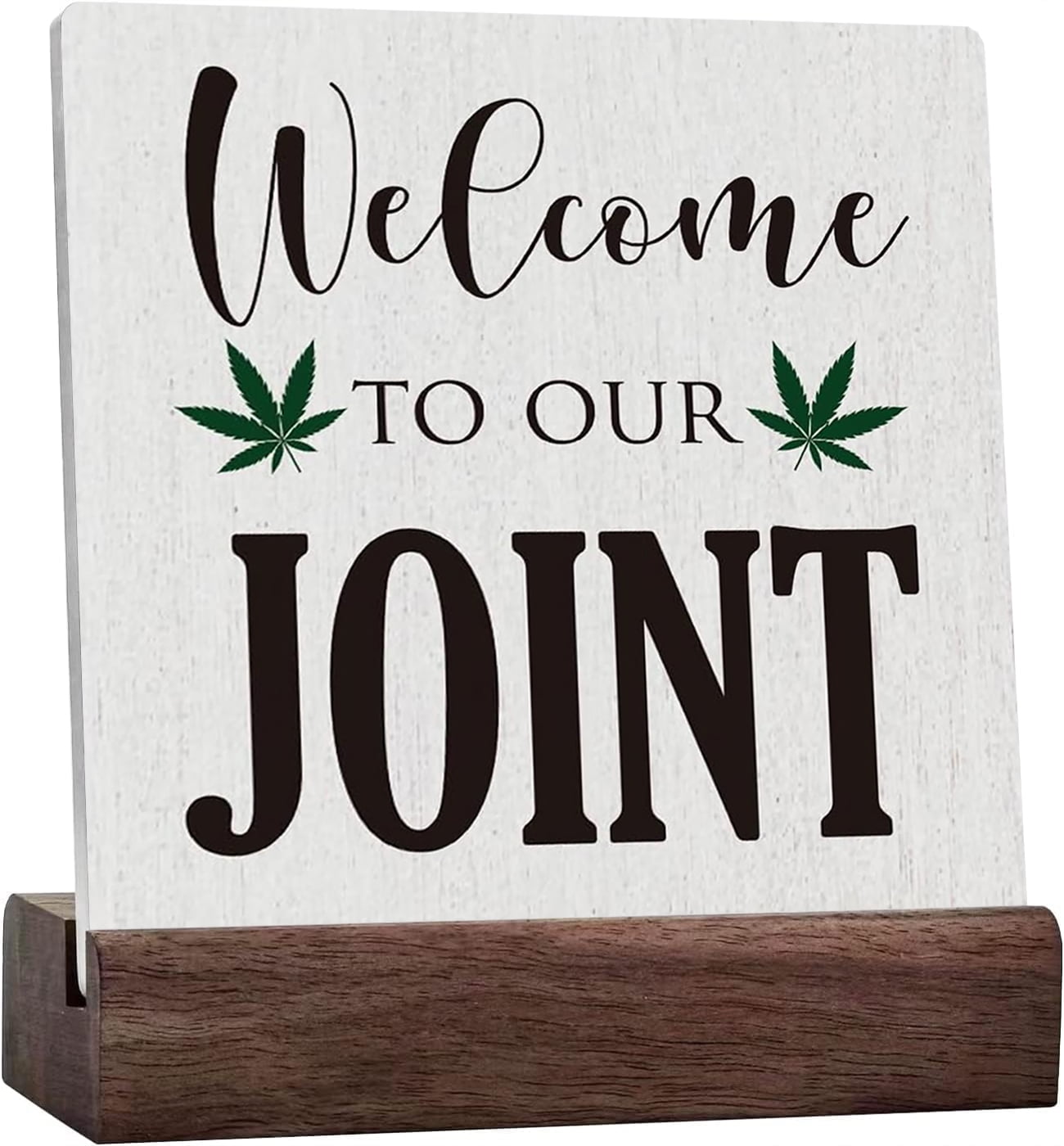 Ceramic Sign 4x4 Inch Funny Welcome Decorative Welcome To Our Joint ...