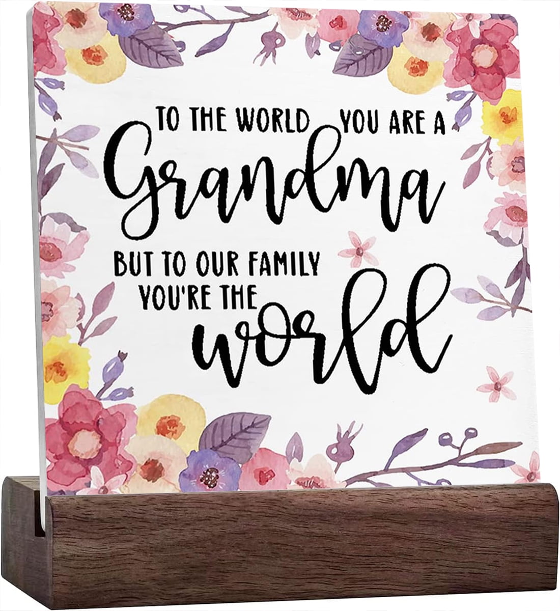 Ceramic Sign 4x4 Inch Grandma Gift From Grandchildren Grandma Gift ...