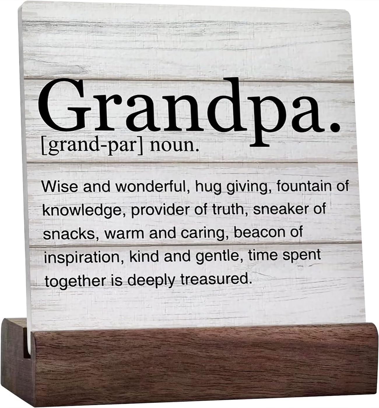 Ceramic Sign 4x4 Inch Grandpa Gift From Granddaughter Grandson Grandpa ...