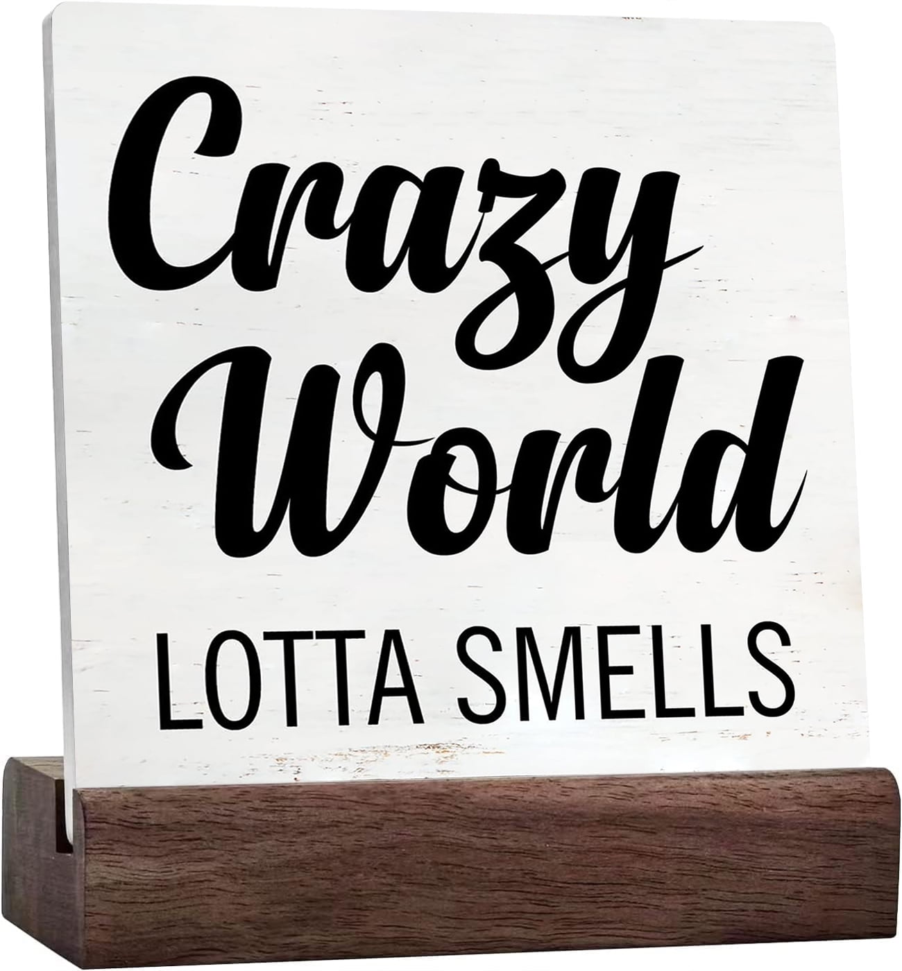 Ceramic Sign 4x4 Inch Humor Bathroom Ceramic Plaque Sign With Saying ...