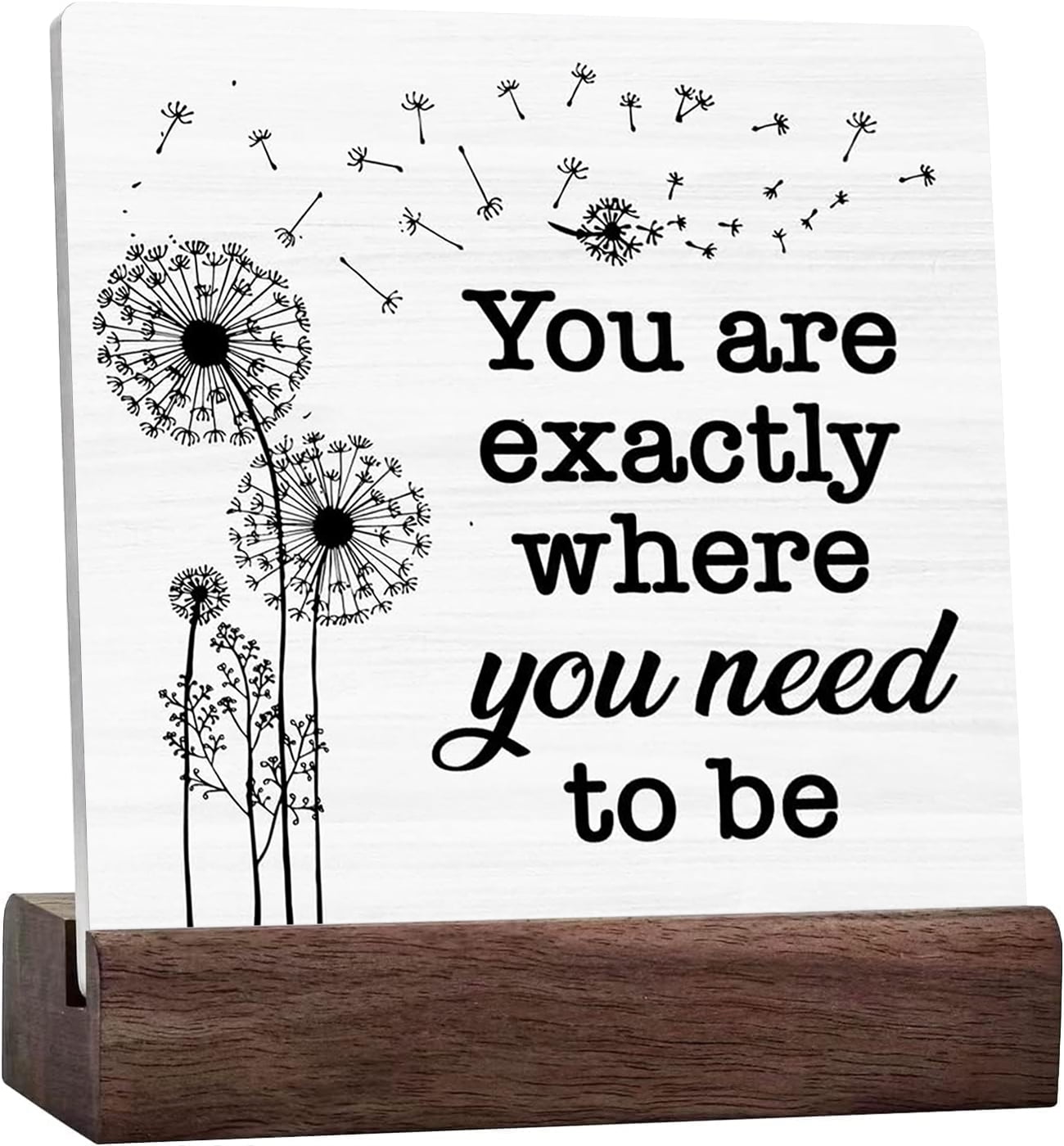Ceramic Sign 4x4 Inch Inspirational Sign Motivational Desk Signs You ...