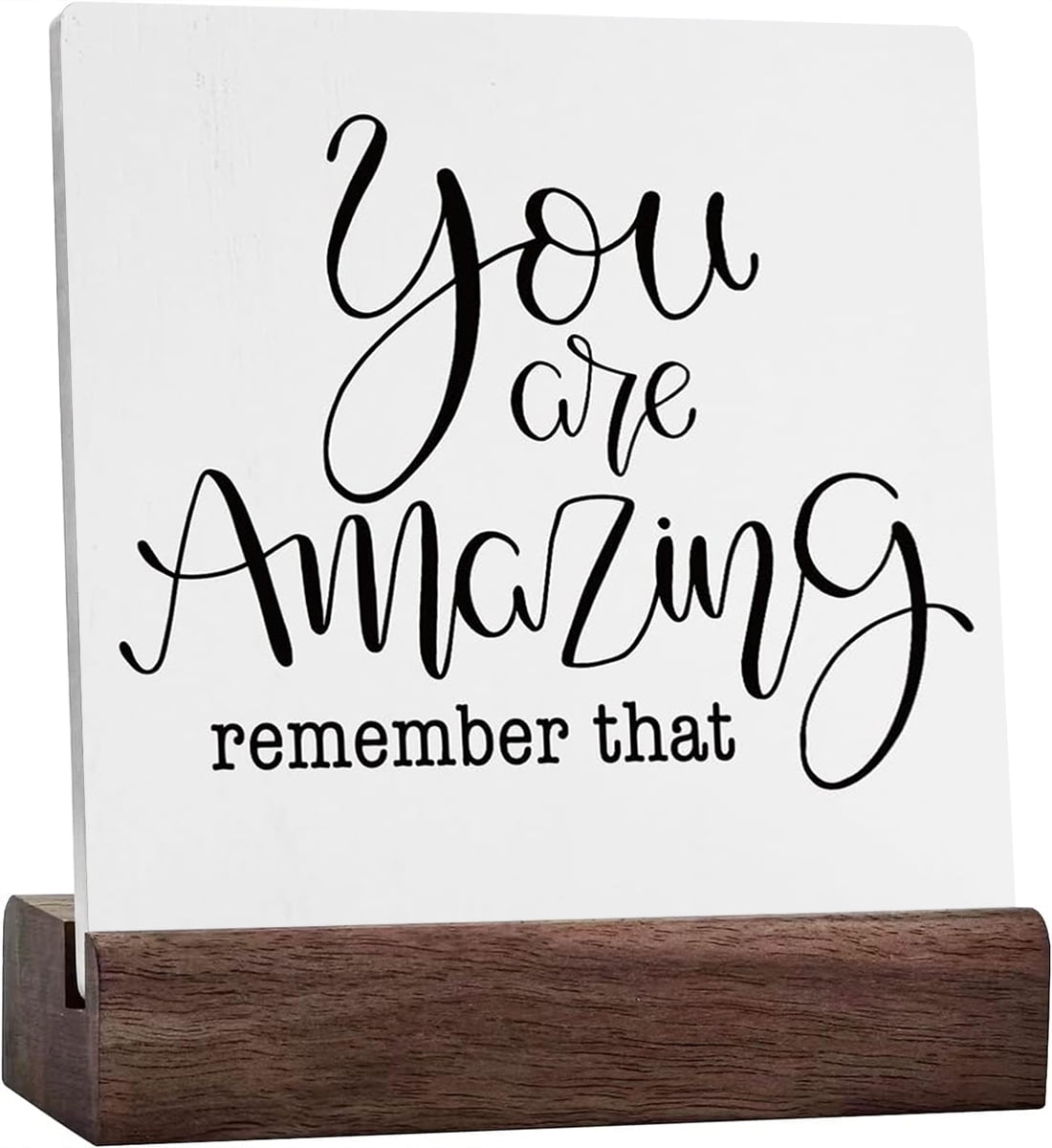 Ceramic Sign 4x4 Inch Inspirational Office Gifts For Coworkers Plaque ...