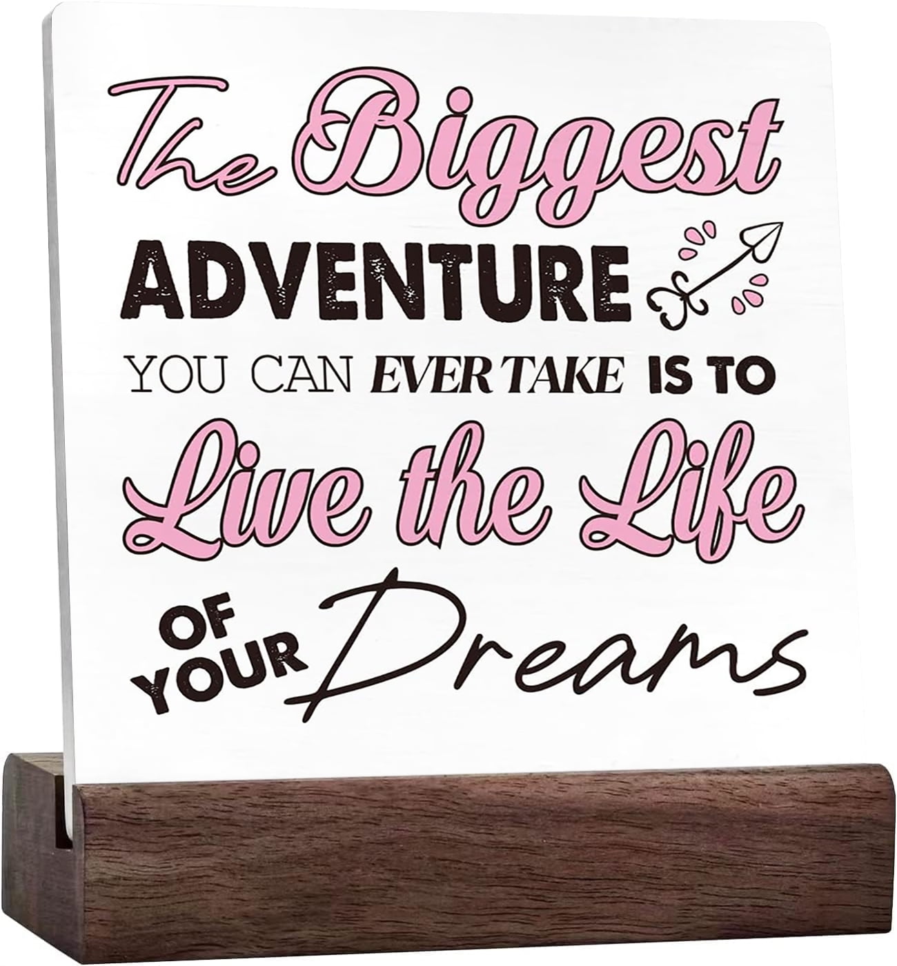 Ceramic Sign 4x4 Inch Inspirational Office Positive Office Desk Decor ...