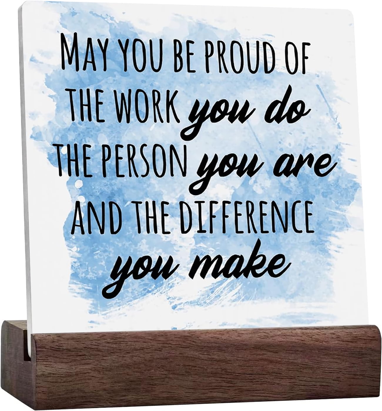 Ceramic Sign 4x4 Inch Inspirational Quotes Decorative Signs Plaques ...