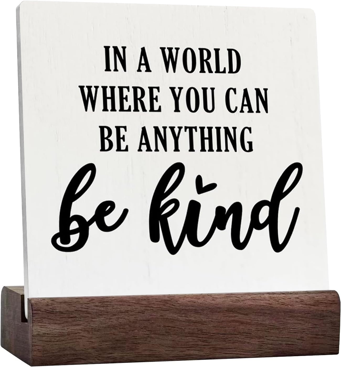 Ceramic Sign 4x4 Inch Inspirational Quotes Farmhouse Home Office Decor ...