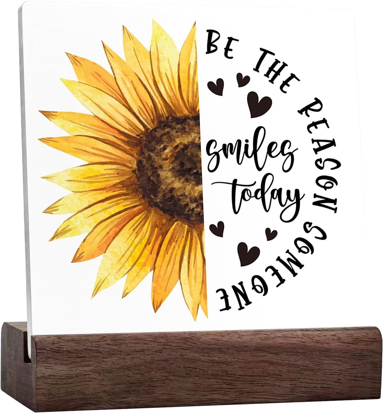 Ceramic Sign 4x4 Inch Inspirational Be The Reason Someone Smiles Today ...