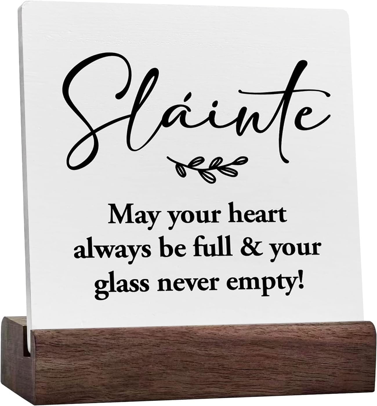 Ceramic Sign 4x4 Inch Irish Blessing Sign May Your Heart Always Be Full ...