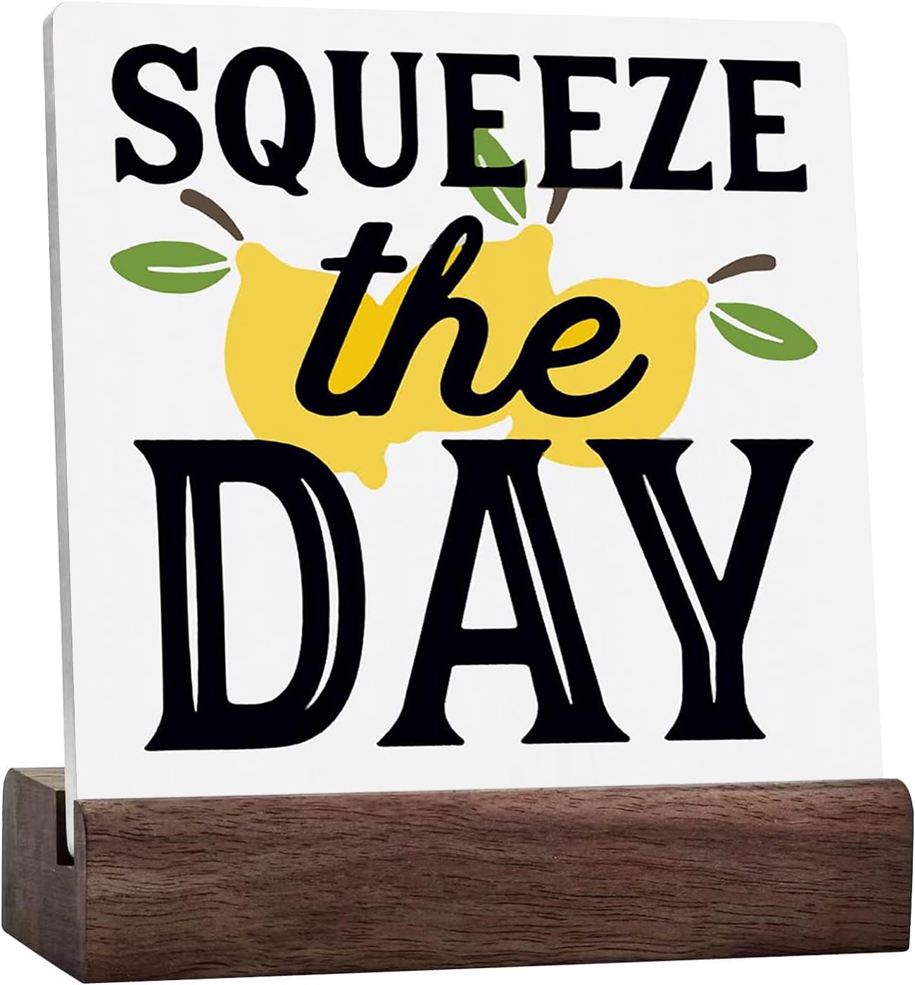 Ceramic Sign 4x4 Inch Lemon Decor Funny Lemon Lemon Gifts Country Lemon ...