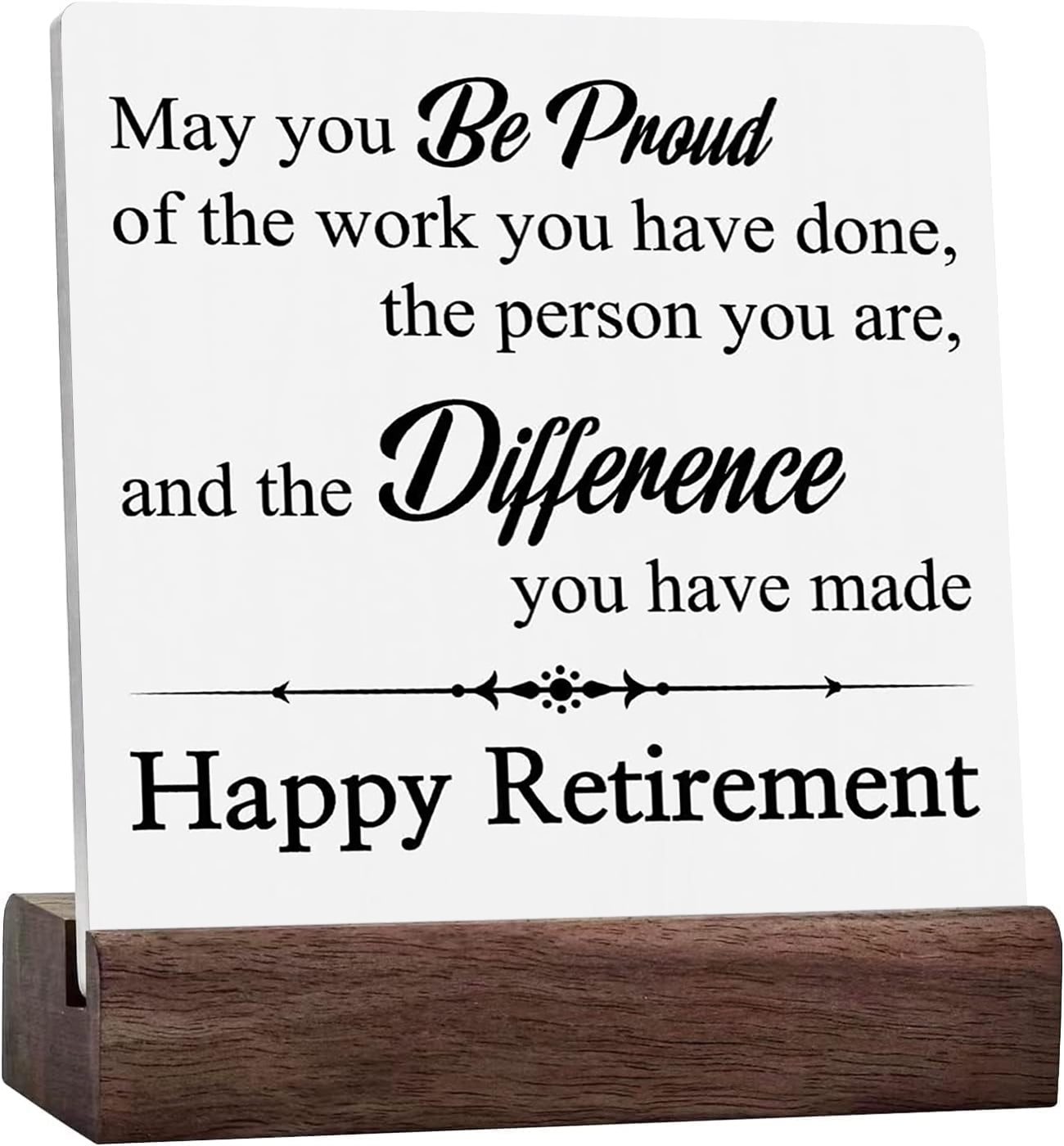 Ceramic Sign 4x4 Inch May You Be Proud Of The Work Ceramic Ceramic Desk ...