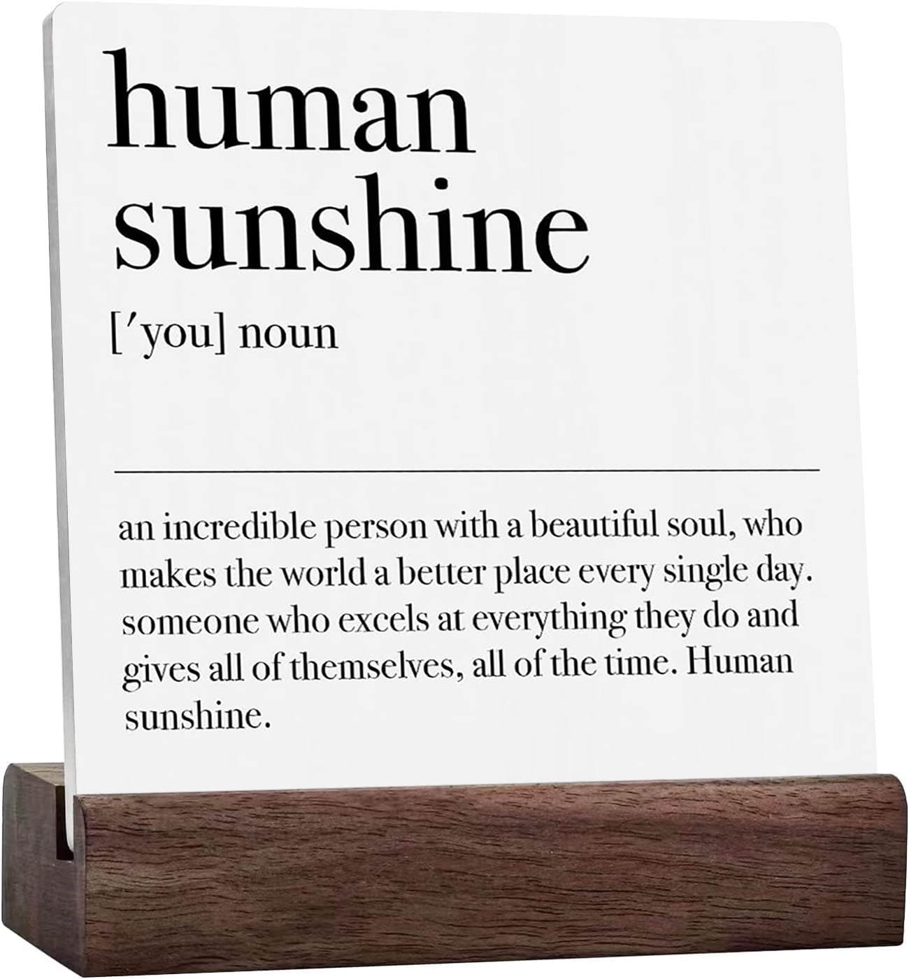 Ceramic Sign 4x4 Inch Motivational Definition Decorative Inspirational ...