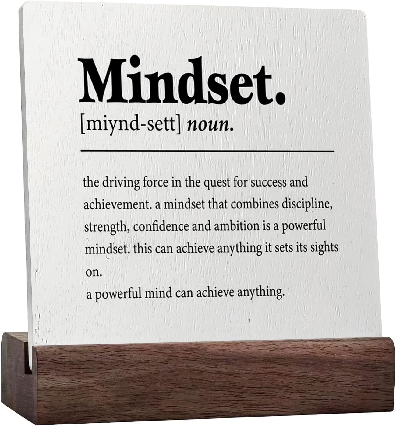 Ceramic Sign 4x4 Inch Motivational Home Office Desk Decor Positive ...