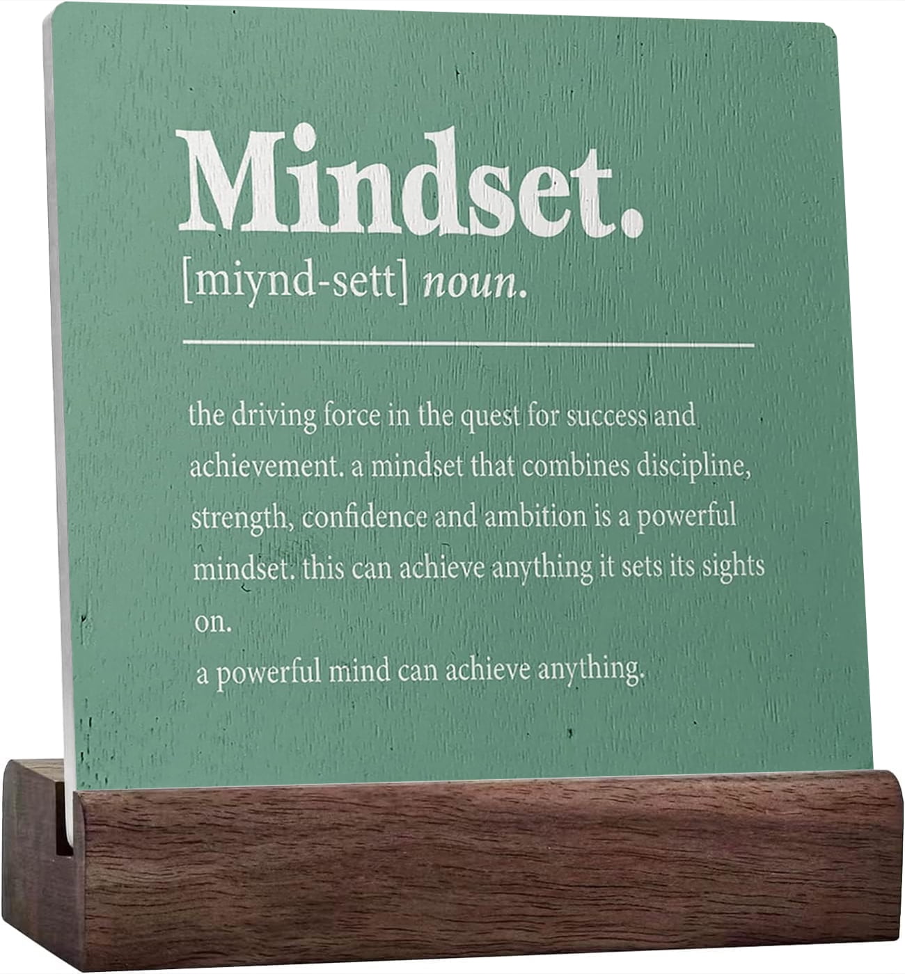 Ceramic Sign 4x4 Inch Motivational Home Office Desk Decor Positive ...