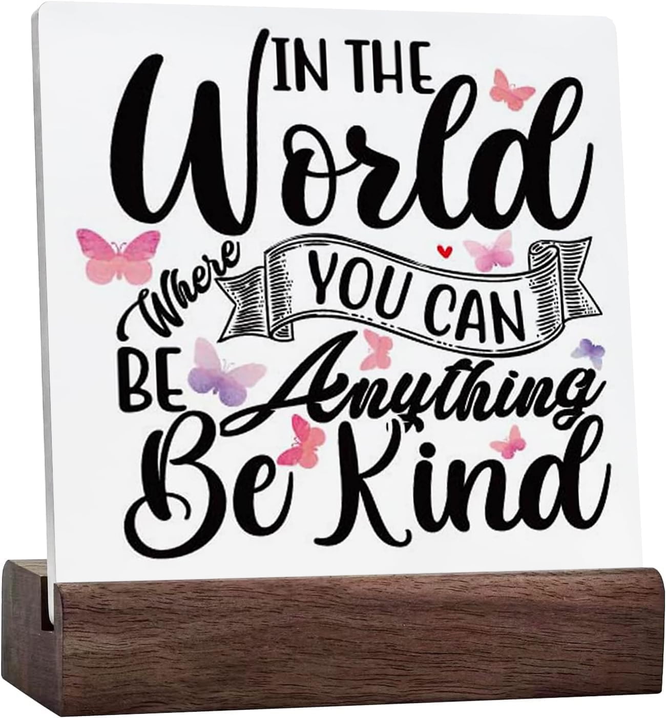 Ceramic Sign 4x4 Inch Motivational Saying Decor Where You Can Be ...