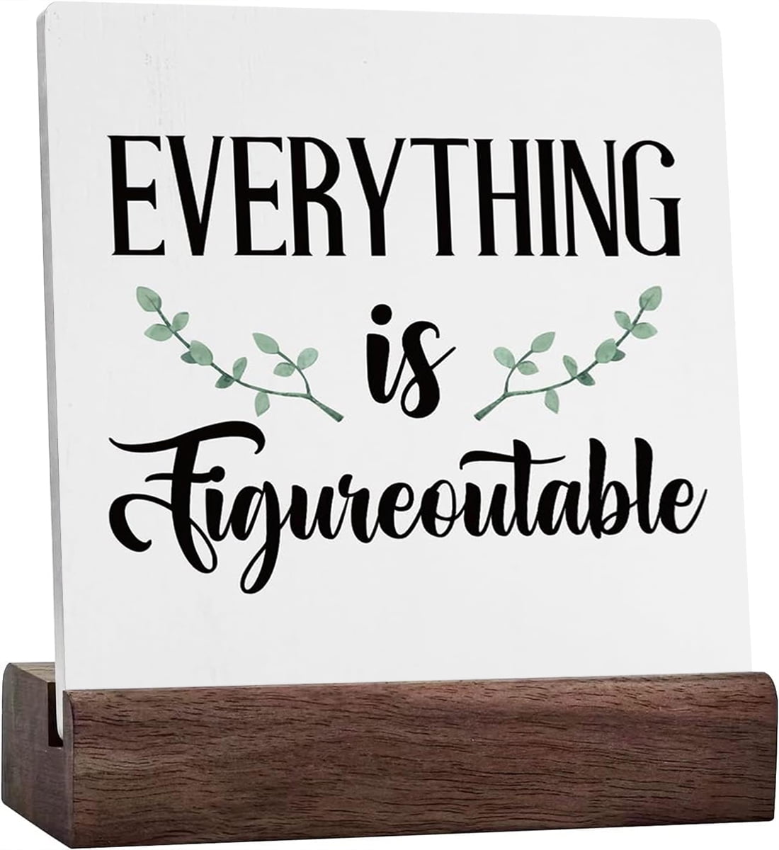 Ceramic Sign 4x4 Inch Office Gifts For Coworkers Everything Is ...