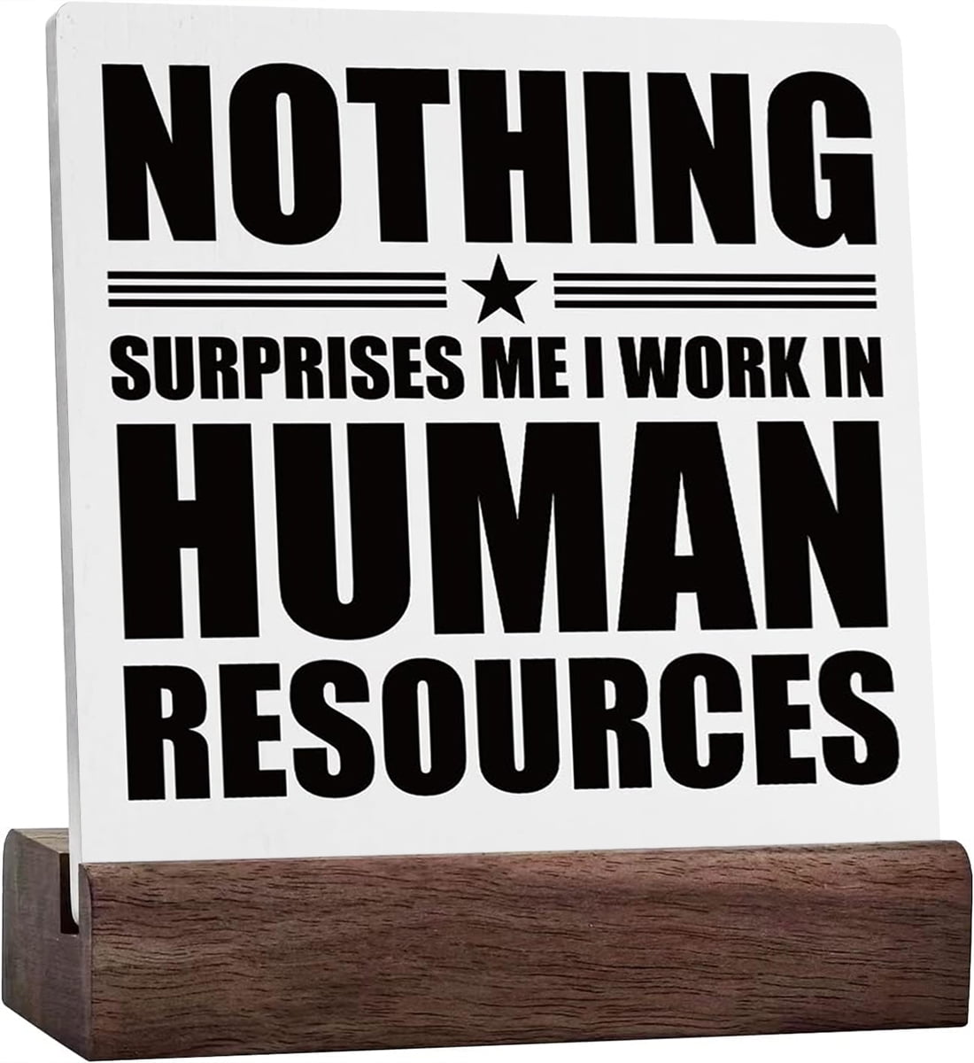 Ceramic Sign 4x4 Inch Office Gifts For Coworkers Hr Human Resources ...