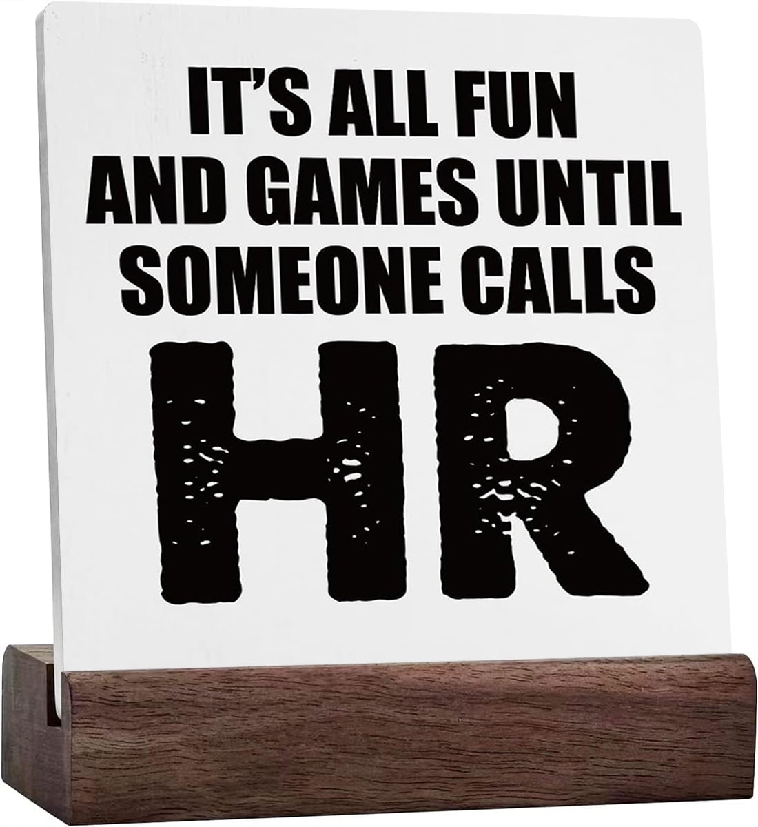 Ceramic Sign 4x4 Inch Office Gifts For Coworkers Hr Human Resources ...