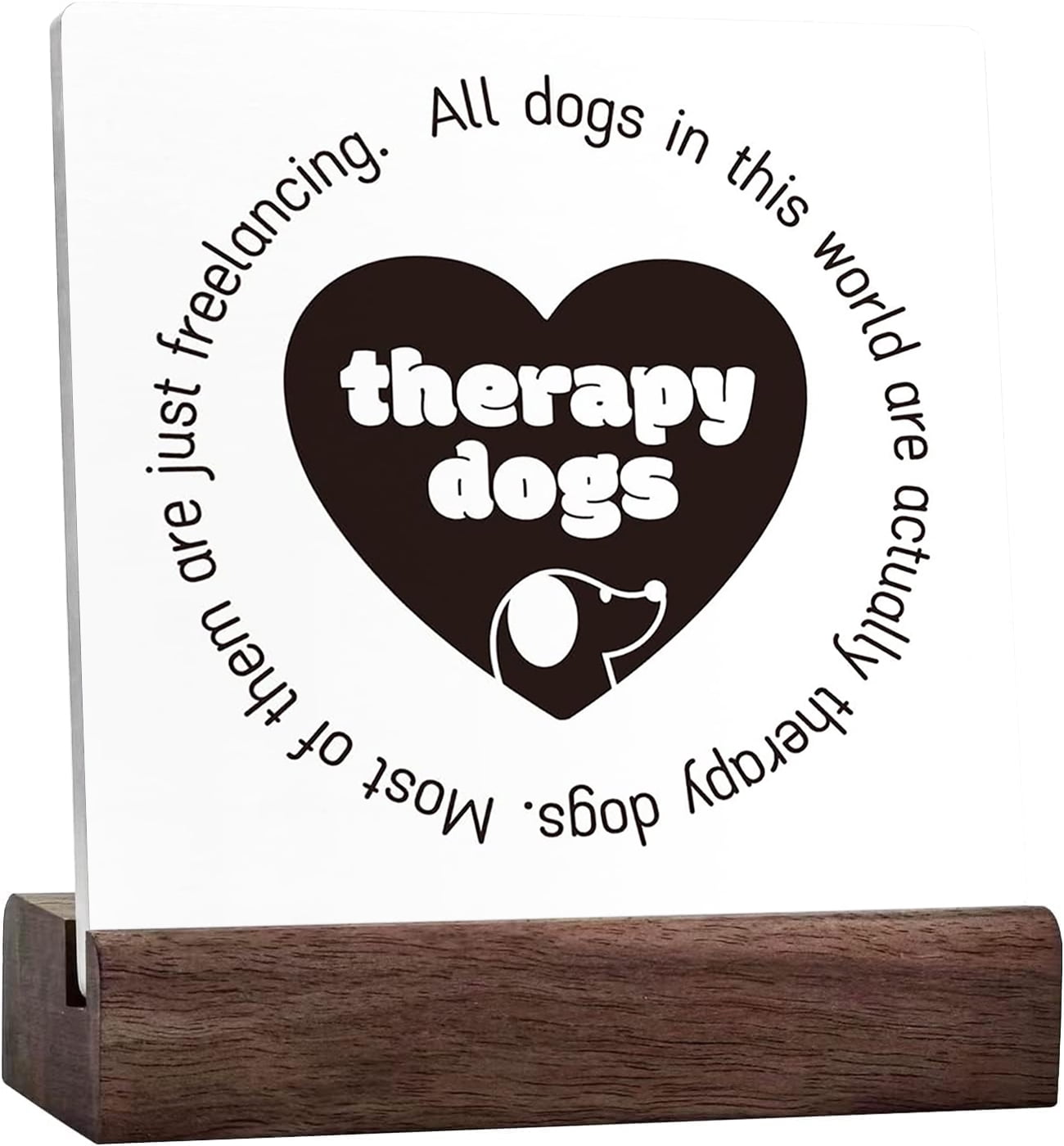 Ceramic Sign 4x4 Inch Pet Dog Wood Signs Sweet Ceramic Plaque Sign For ...