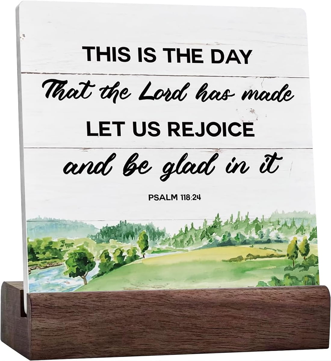 Ceramic Sign 4x4 Inch Psalm This Is The Day That The Lord Has Made ...