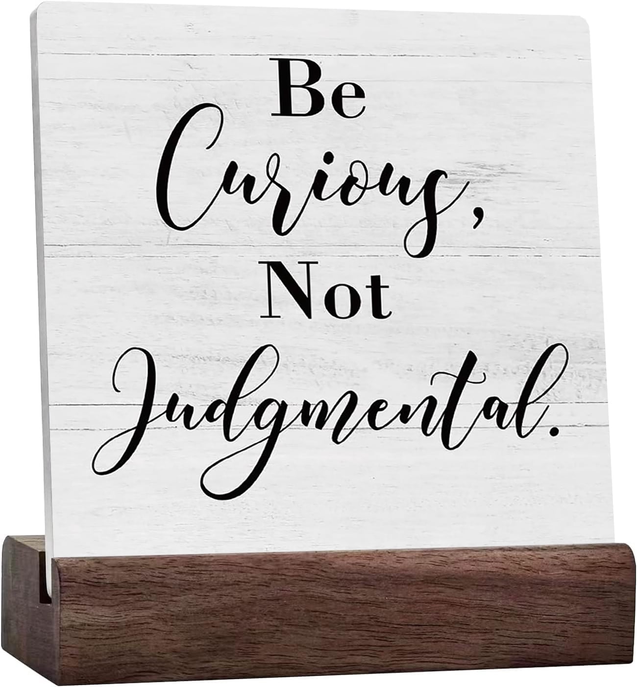 Ceramic Sign 4x4 Inch Quotes Ceramic Plaque Table Desk Decor Farmhouse ...