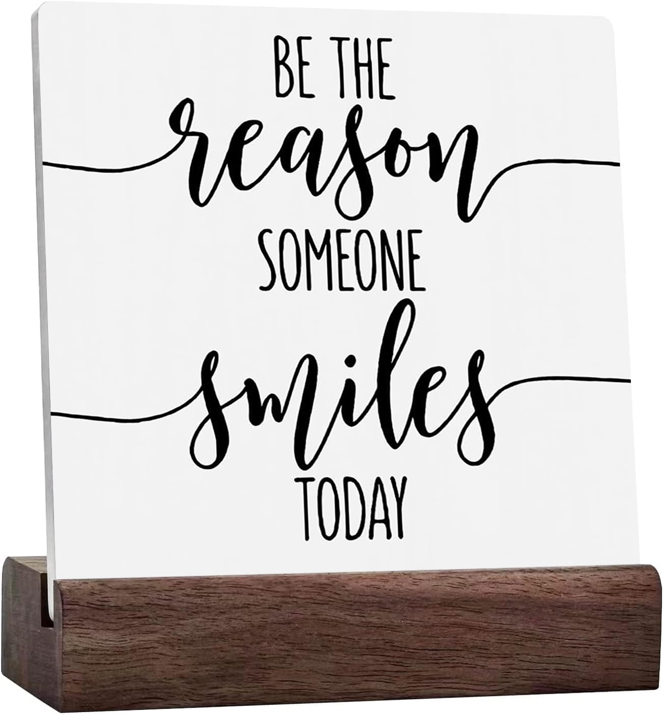 Ceramic Sign 4x4 Inch Quotes Decorative Signs Plaques Desk Decor ...