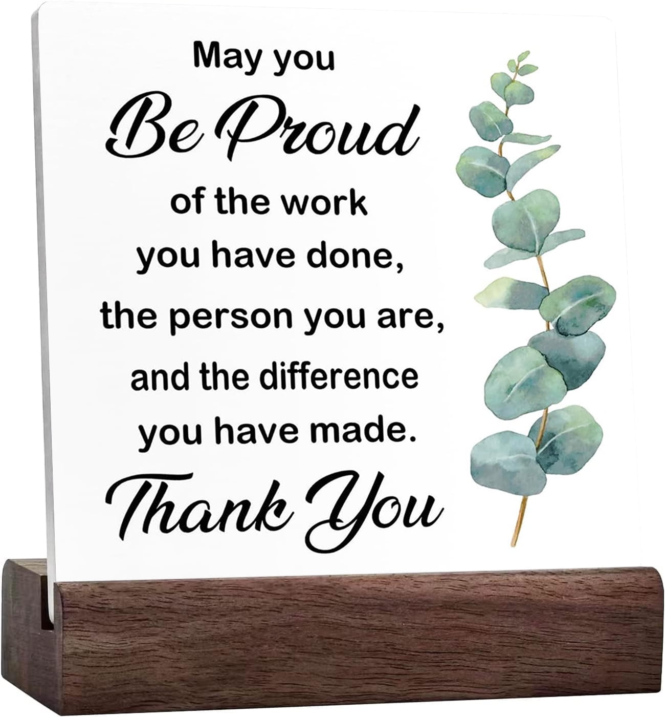 Ceramic Sign 4x4 Inch Retirement Gifts For Coworker Farewell Gifts For Colleagues Thank You ...