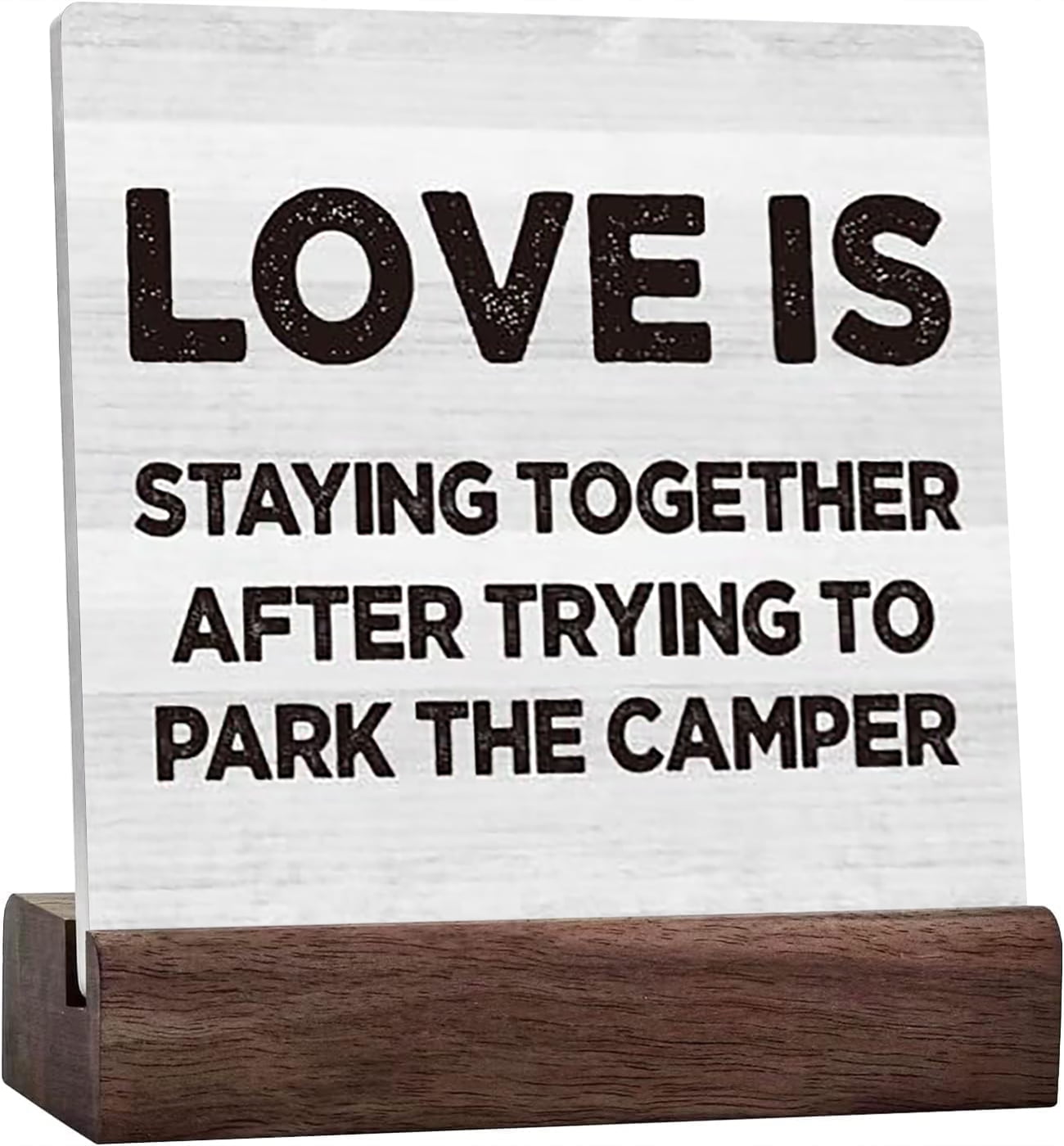 Ceramic Sign 4x4 Inch Rustic Camper Decor Camping Rv Party Decorations Cute Ceramic Sign ...