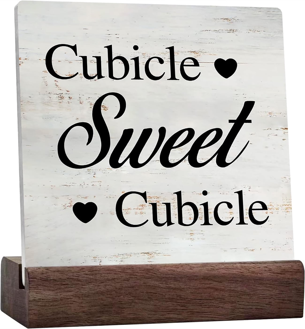 Ceramic Sign 4x4 Inch Rustic Cubicle Sweet Cubicle Ceramic Signs Funny ...