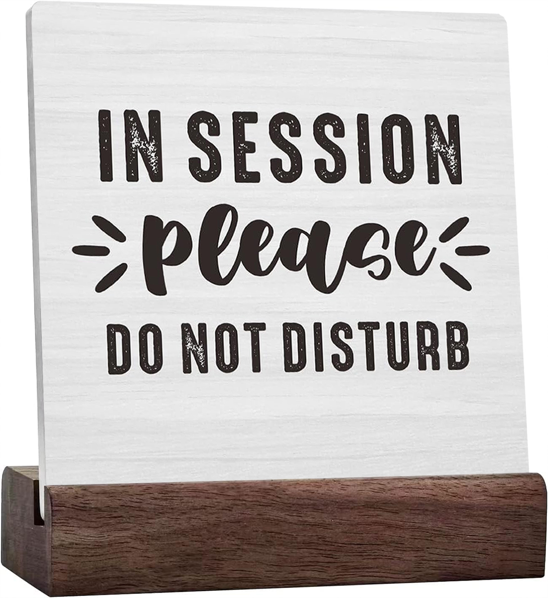 Ceramic Sign 4x4 Inch In Session Sign For Therapists Home Office Decor ...