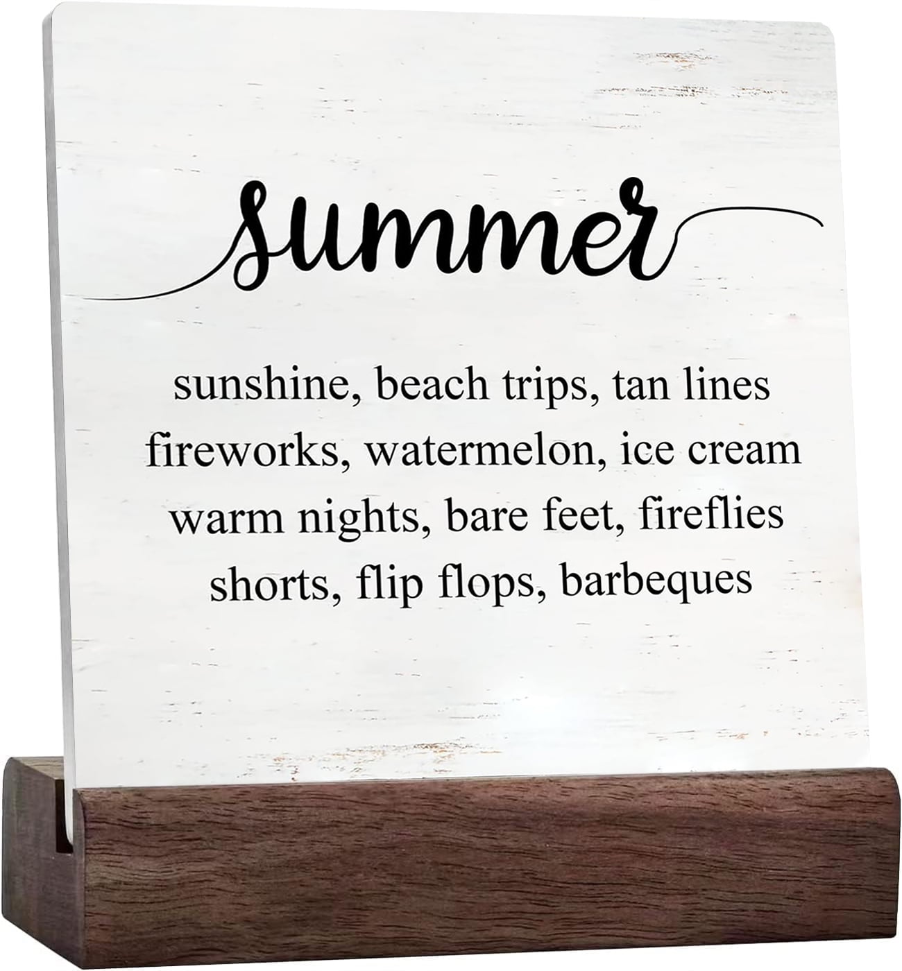 Ceramic Sign 4x4 Inch Summer Sunshine Beach Ceramic Signs Home Decor ...
