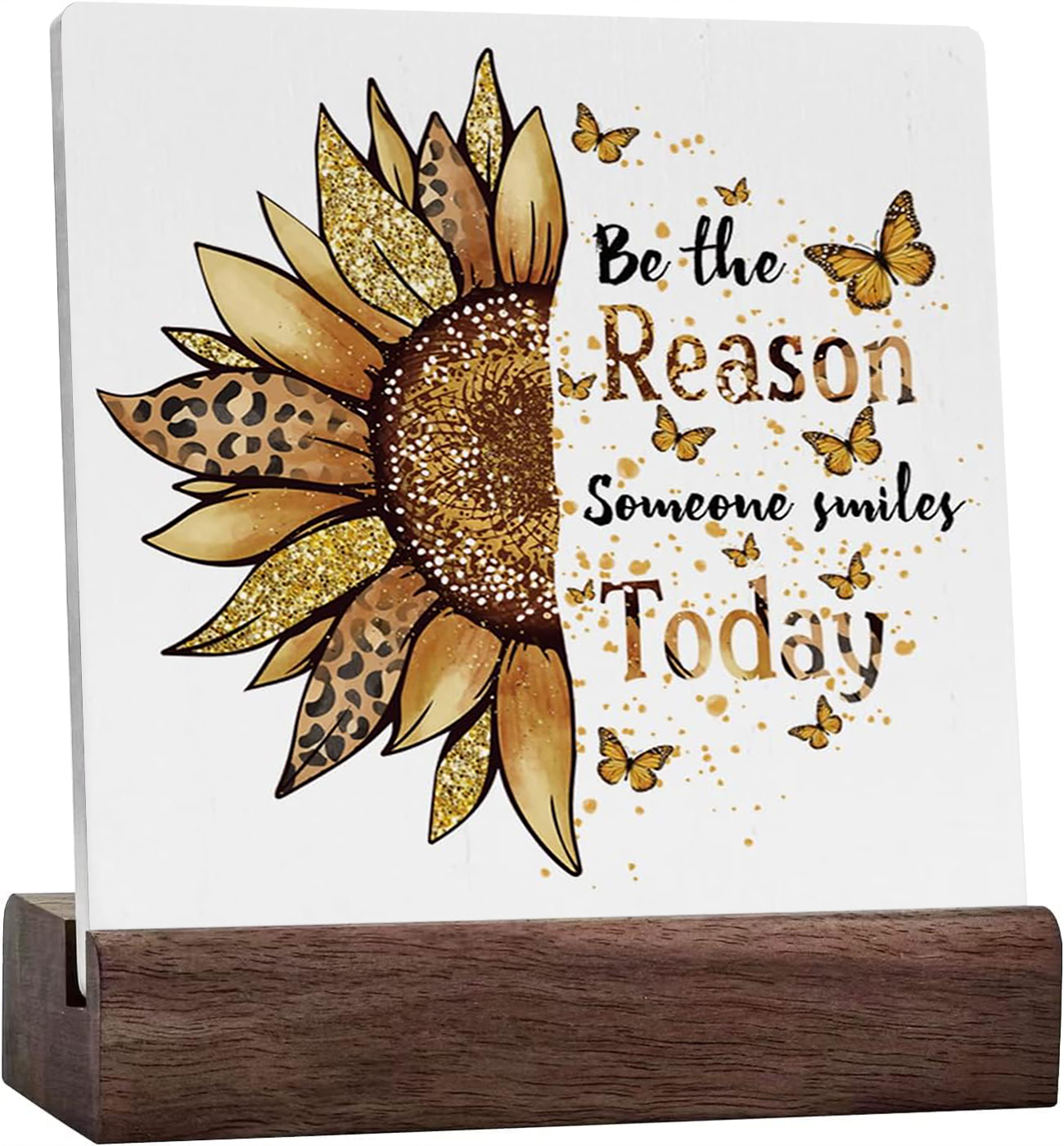 Ceramic Sign 4x4 Inch Sunflower Decor Home Farmhouse Decor ...