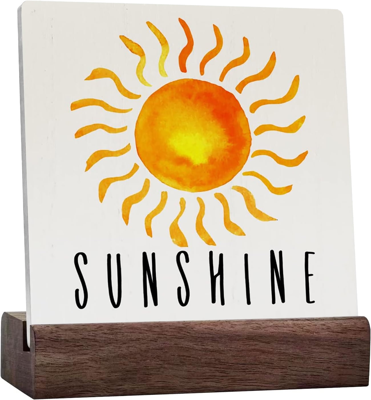 Ceramic Sign 4x4 Inch Sunshine Ceramic Signs Rustic Summer Sun Ceramic ...