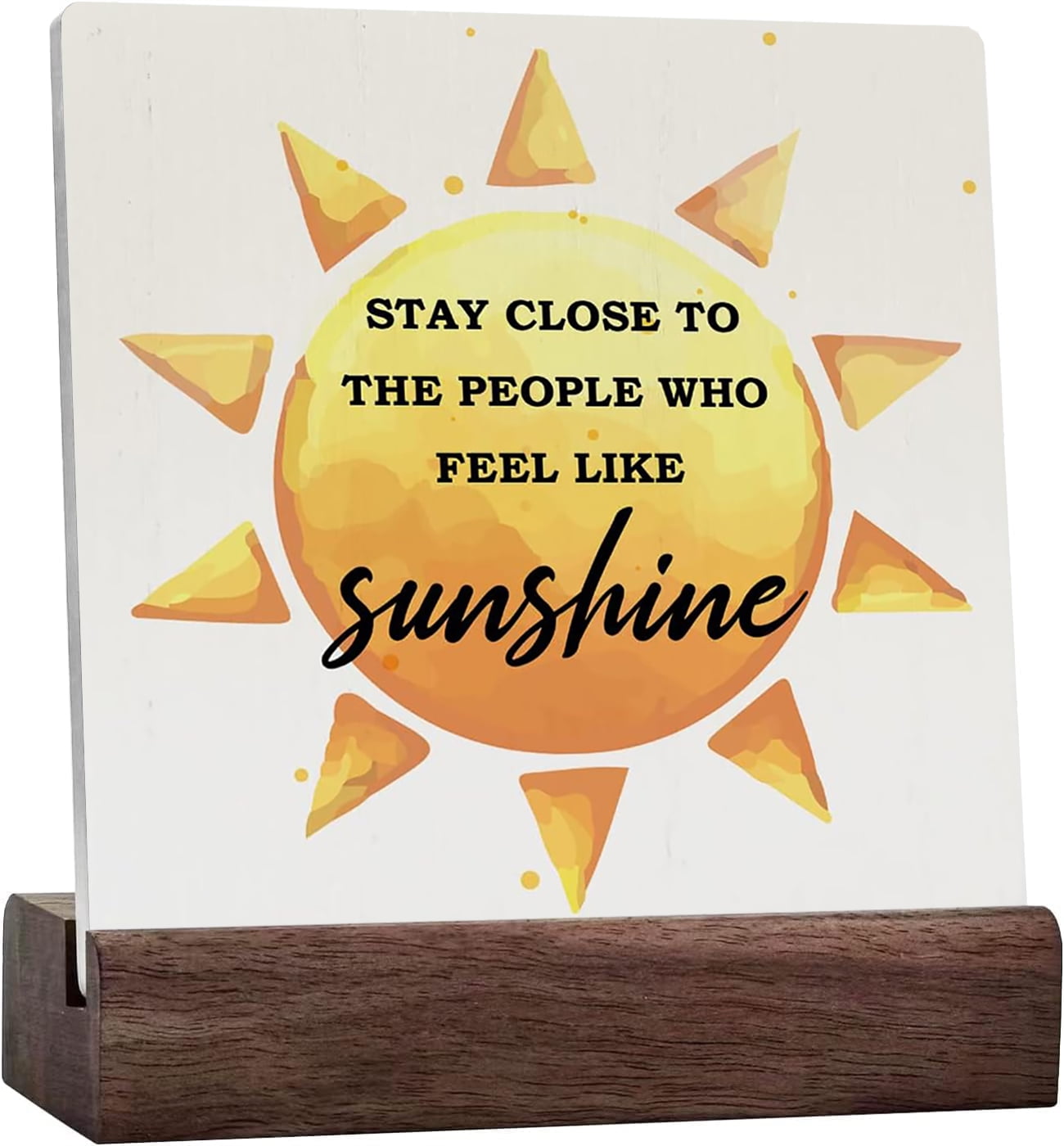 Ceramic Sign 4x4 Inch Sunshine Ceramic Signs Rustic Summer Sunshine Sun ...
