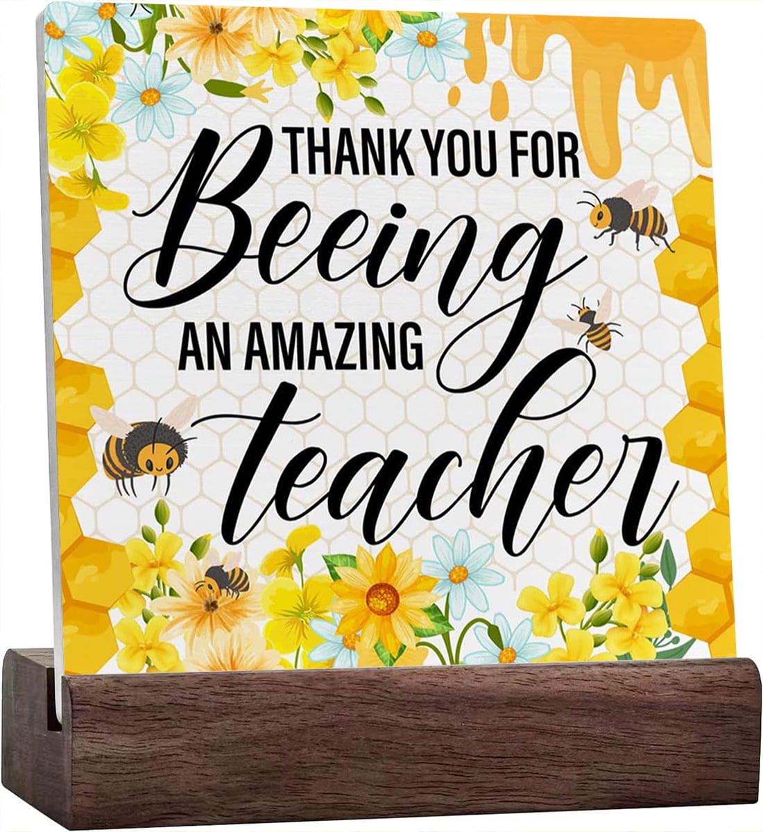Ceramic Sign 4x4 Inch Teacher Teacher Teacher'S Day Gifts Back To ...