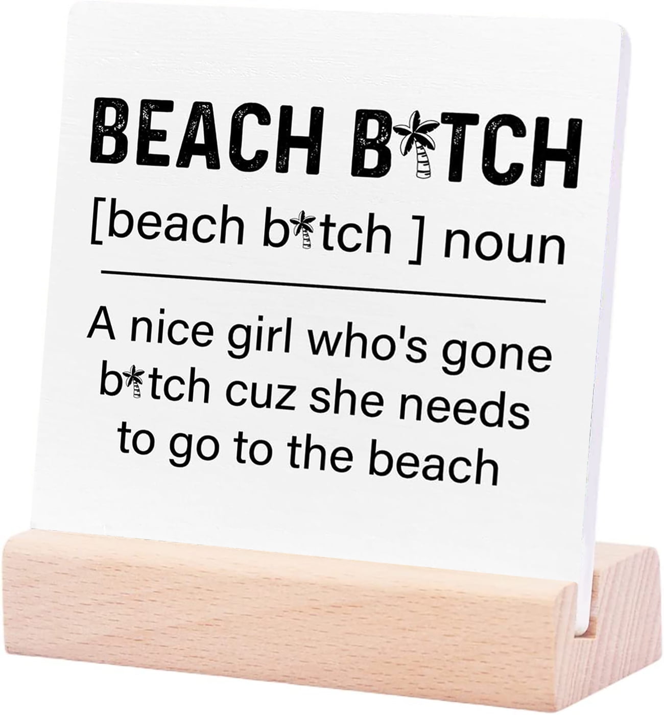 Ceramic Sign 4x4Inch Beach Quotes Ceramic Plaque Sign Beach House Decor ...