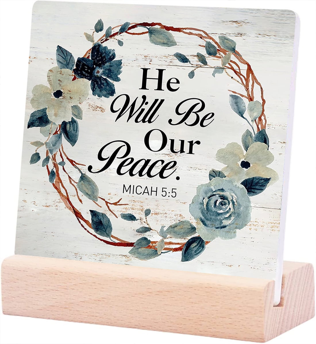Ceramic Sign 4x4Inch Bible Verse Micah Ceramic Sign Rustic Scripture ...