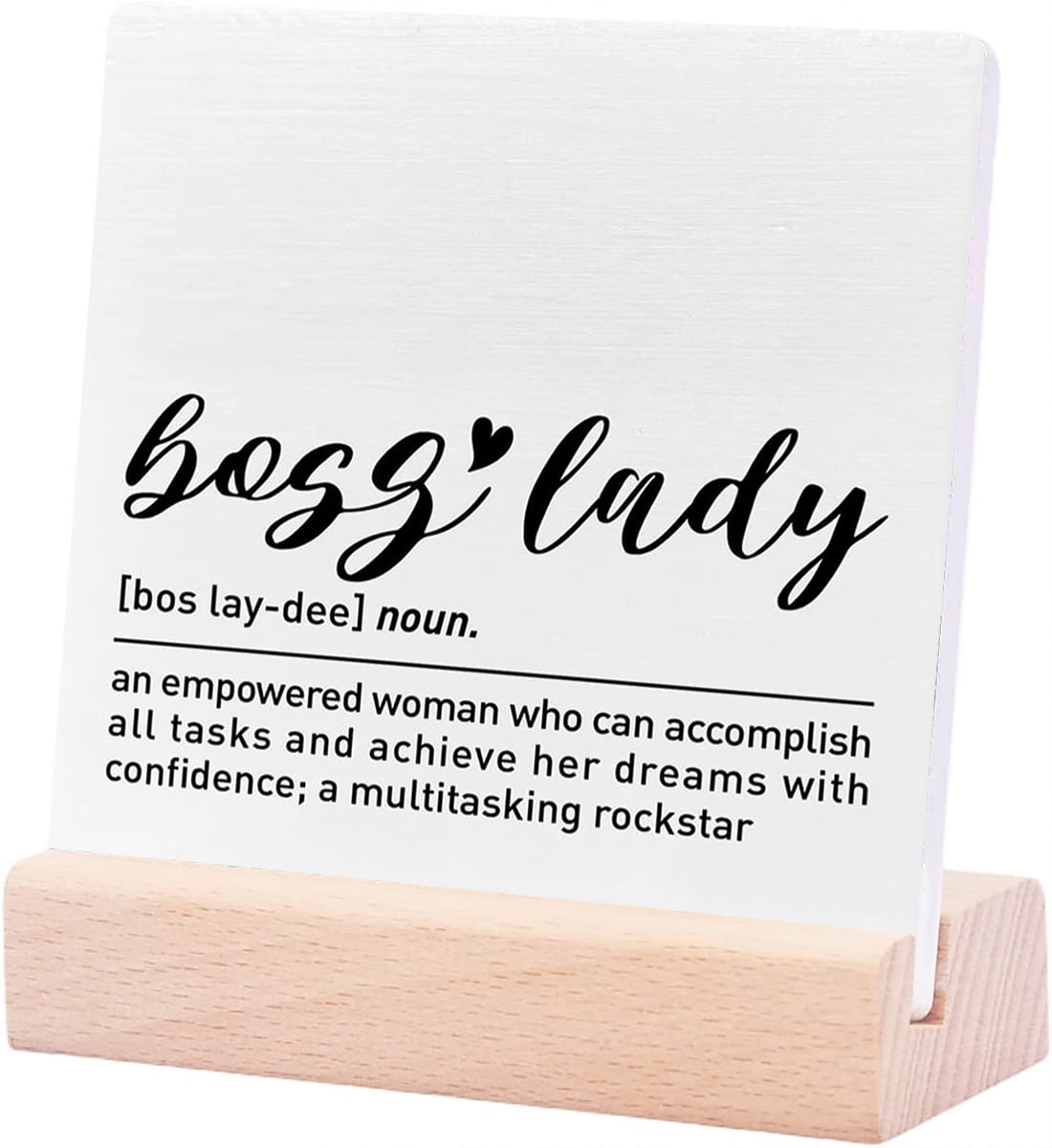 Ceramic Sign 4x4Inch Boss Lady Gifts For Women Thank You Appreciation ...