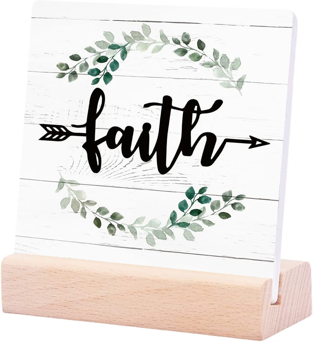 Ceramic Sign 4x4Inch Christian Wooden Signs Christian Decor Christian ...