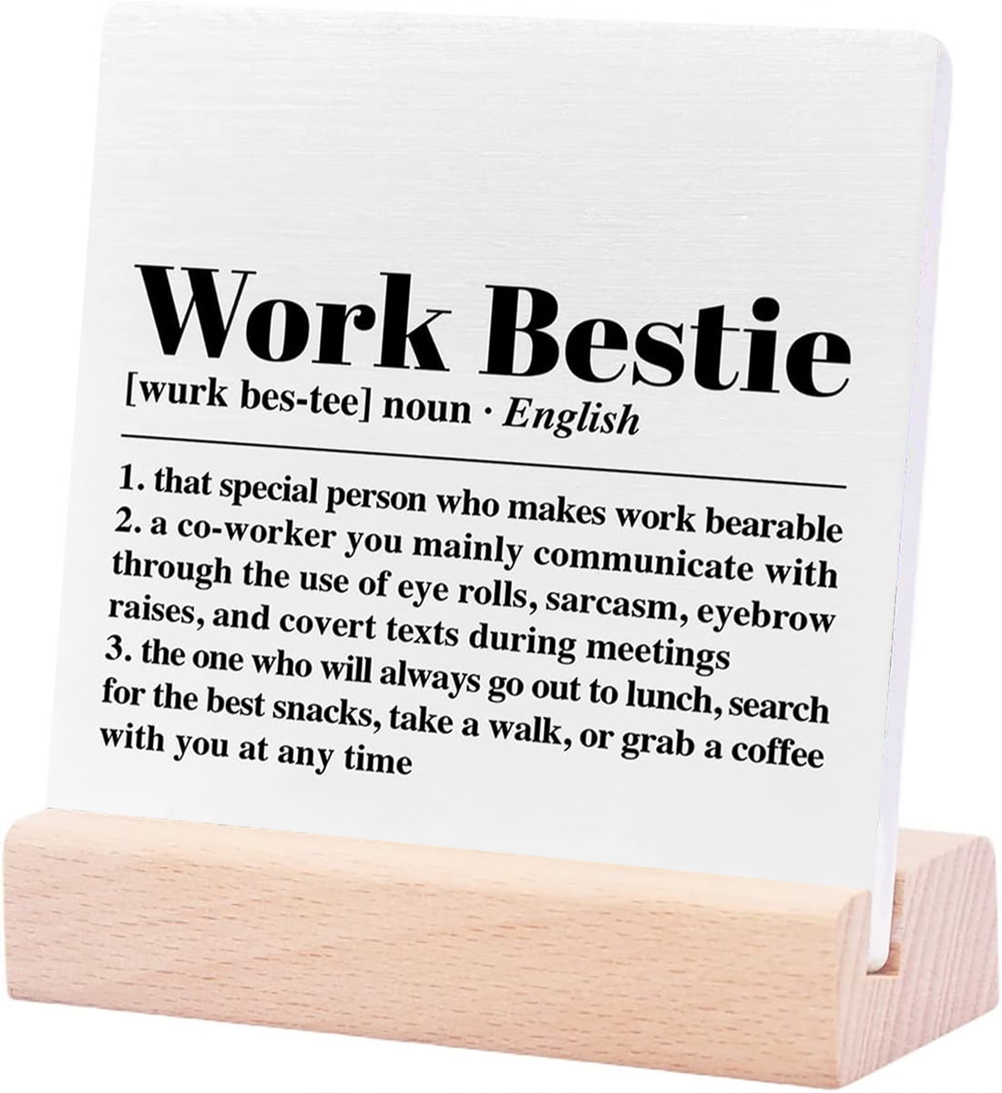 Ceramic Sign 4x4Inch Coworker Thank You Appreciation Gifts For Coworker ...