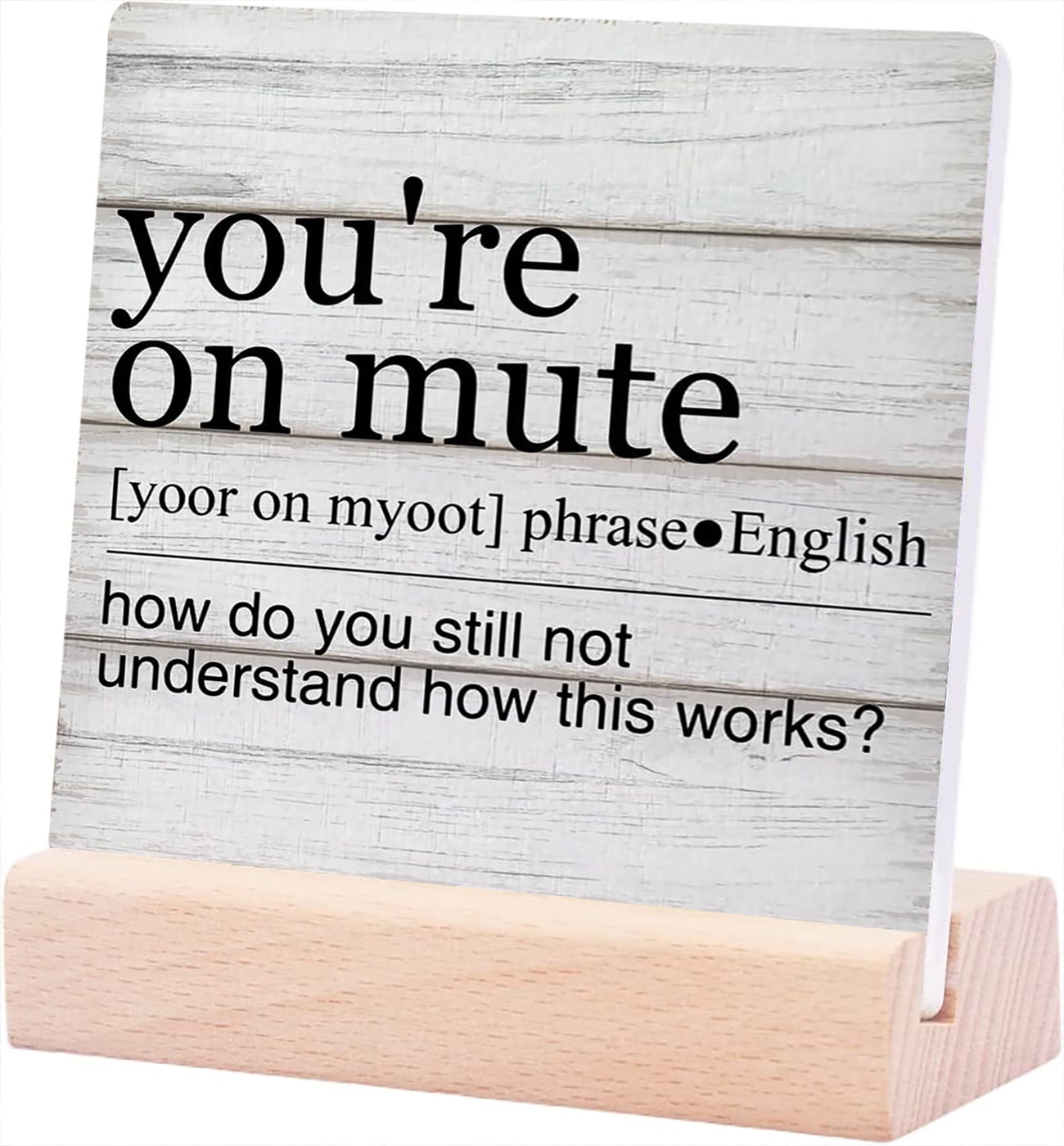 Ceramic Sign 4x4Inch Funny Office Ceramic Plaque Sign Office Quotes You ...