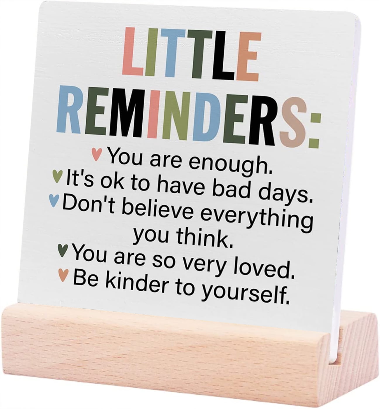 Ceramic Sign 4x4Inch Inspiration Saying Ceramic Plaque Sign Little ...