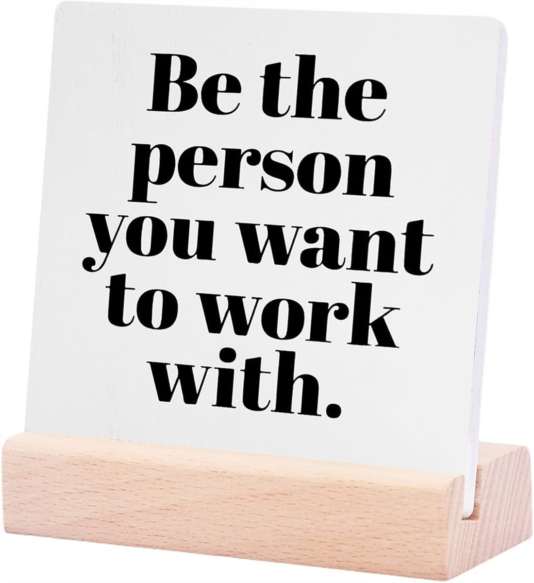 Ceramic Sign 4x4Inch Inspirational Office Gifts For Coworkers Plaque ...