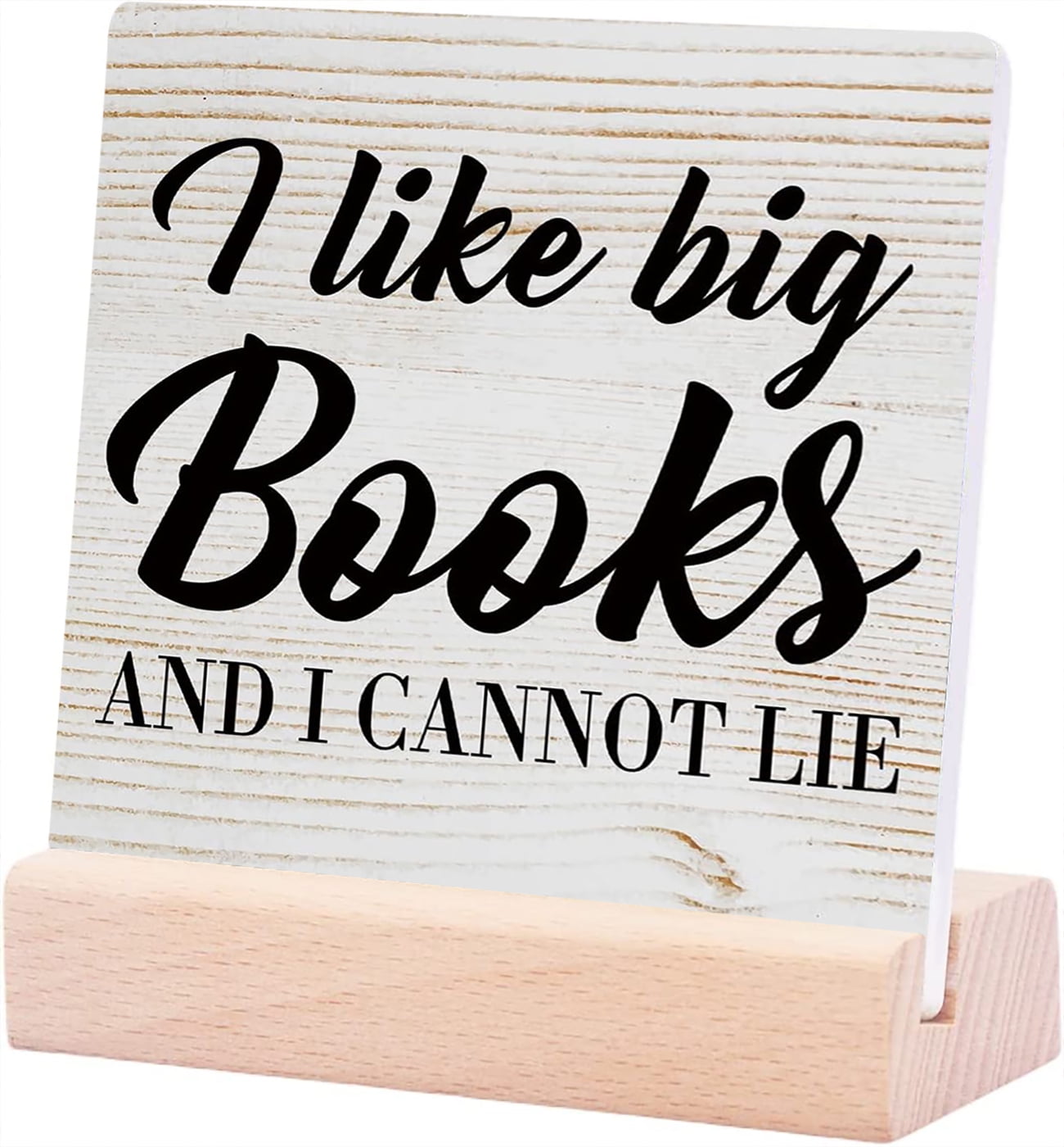 Ceramic Sign 4x4Inch Inspirational Quotes Book Lovers Gifts Decor Desk ...