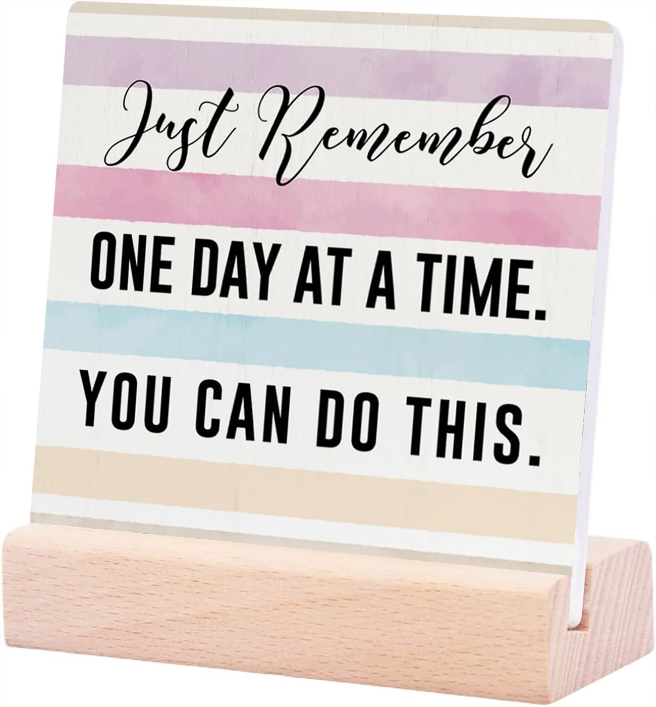 Ceramic Sign 4x4Inch Inspirational Quotes Farmhouse Home Office Decor ...