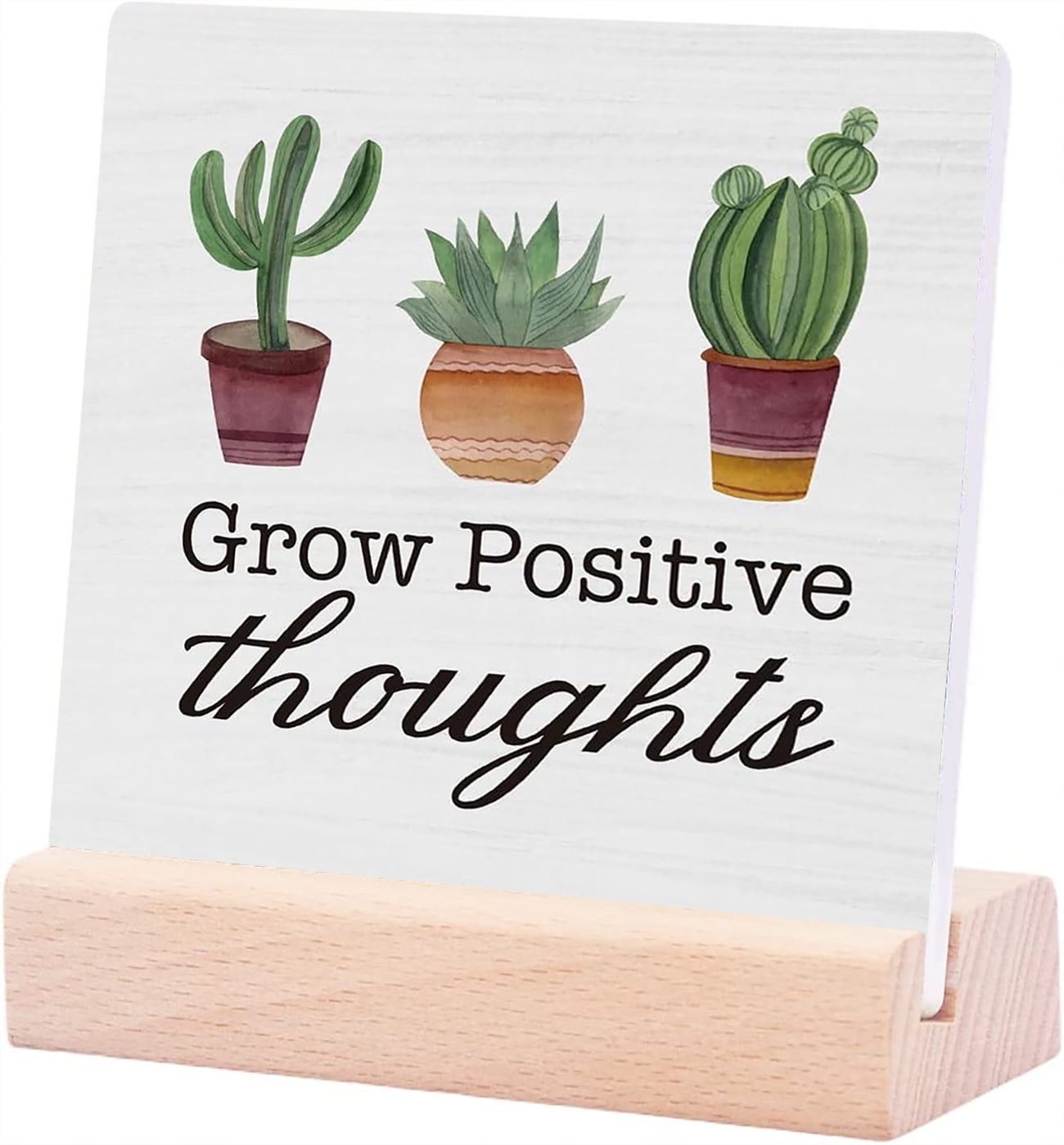 Ceramic Sign 4x4Inch Inspirational Quotes Ceramic Plaque Table Desk ...