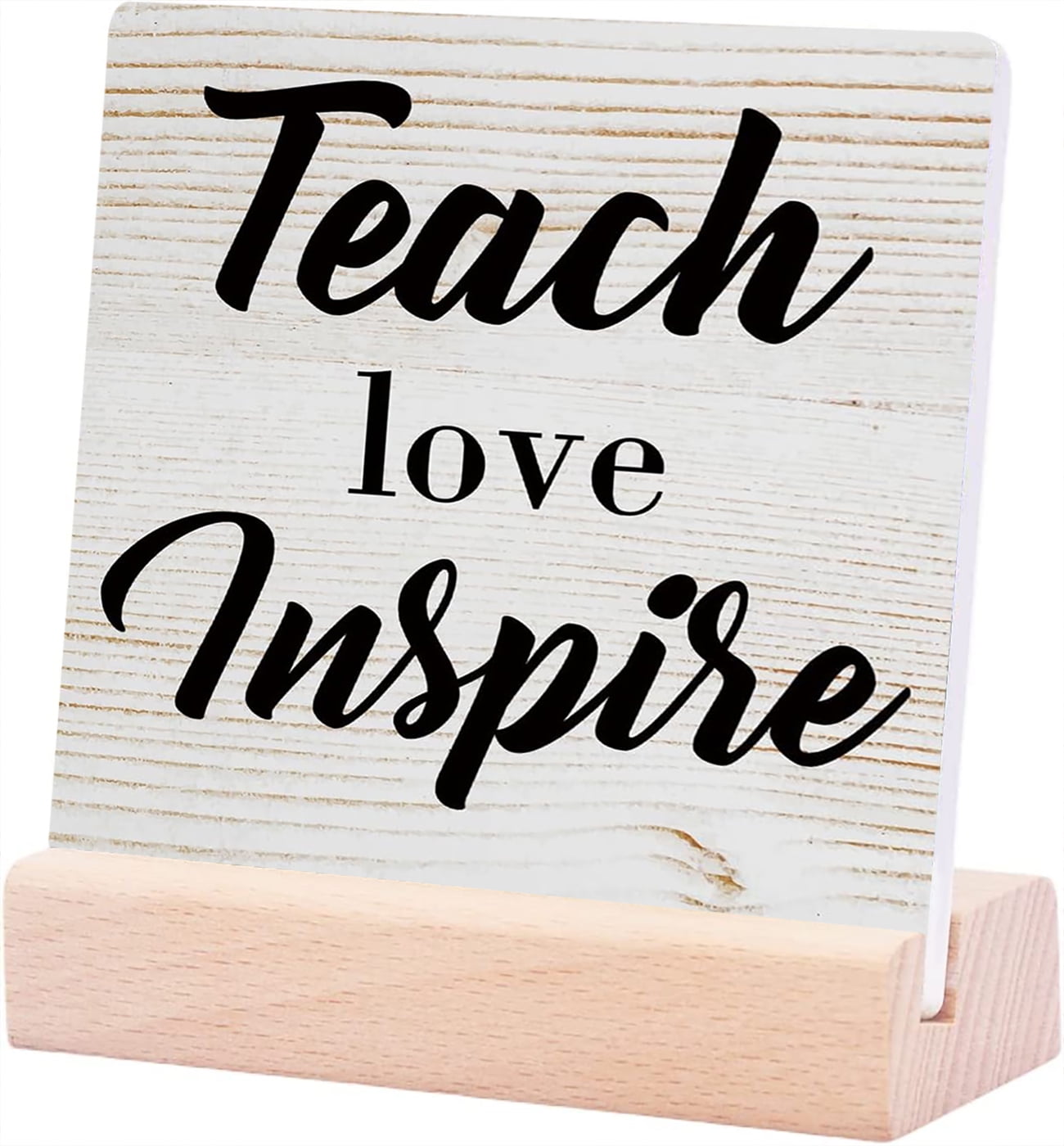 Ceramic Sign 4x4Inch Inspirational Teacher Gifts Teacher Appreciation ...