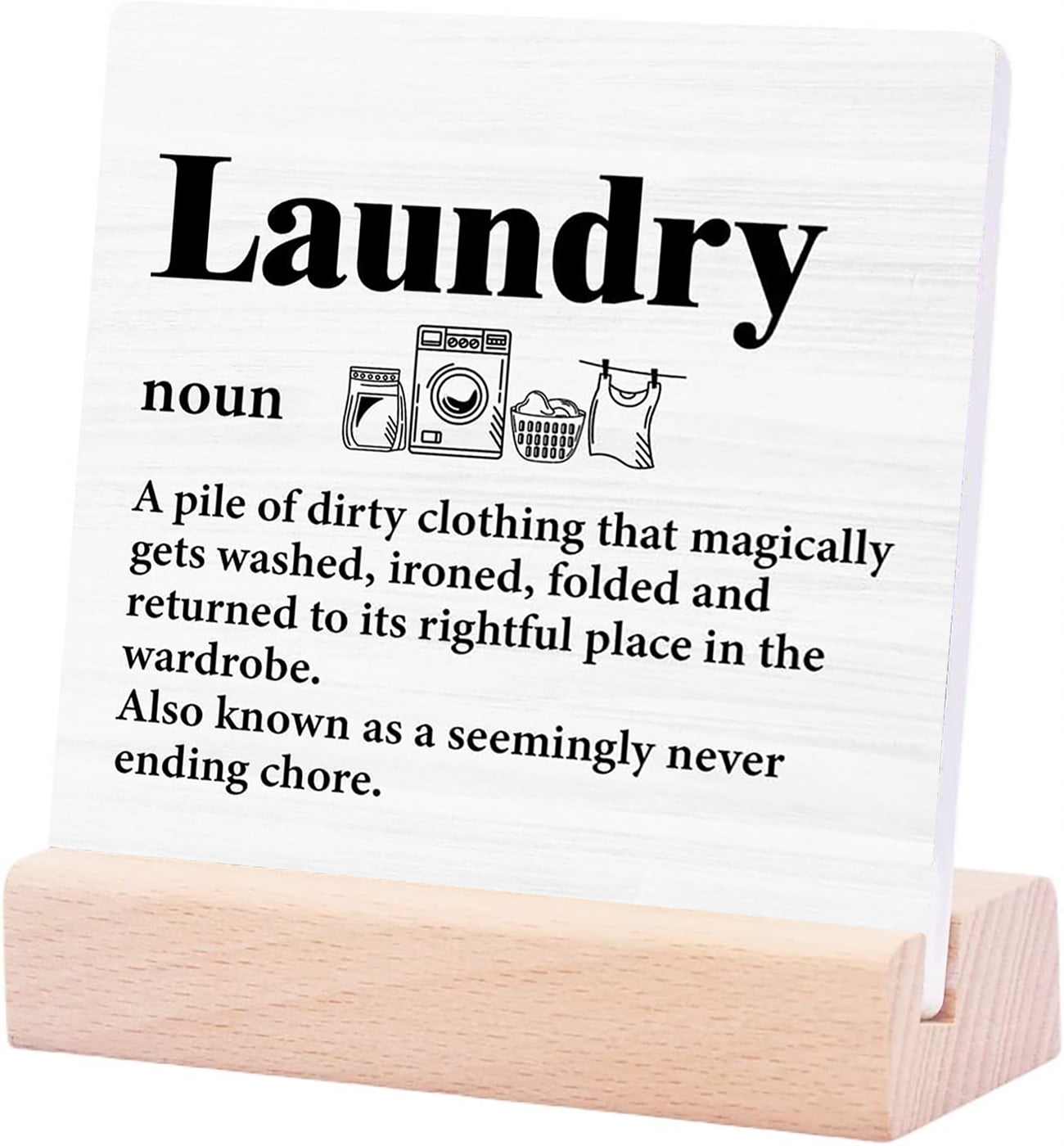 Ceramic Sign 4x4Inch Laundry Sign Laundry Room Signs Laundry Definition ...