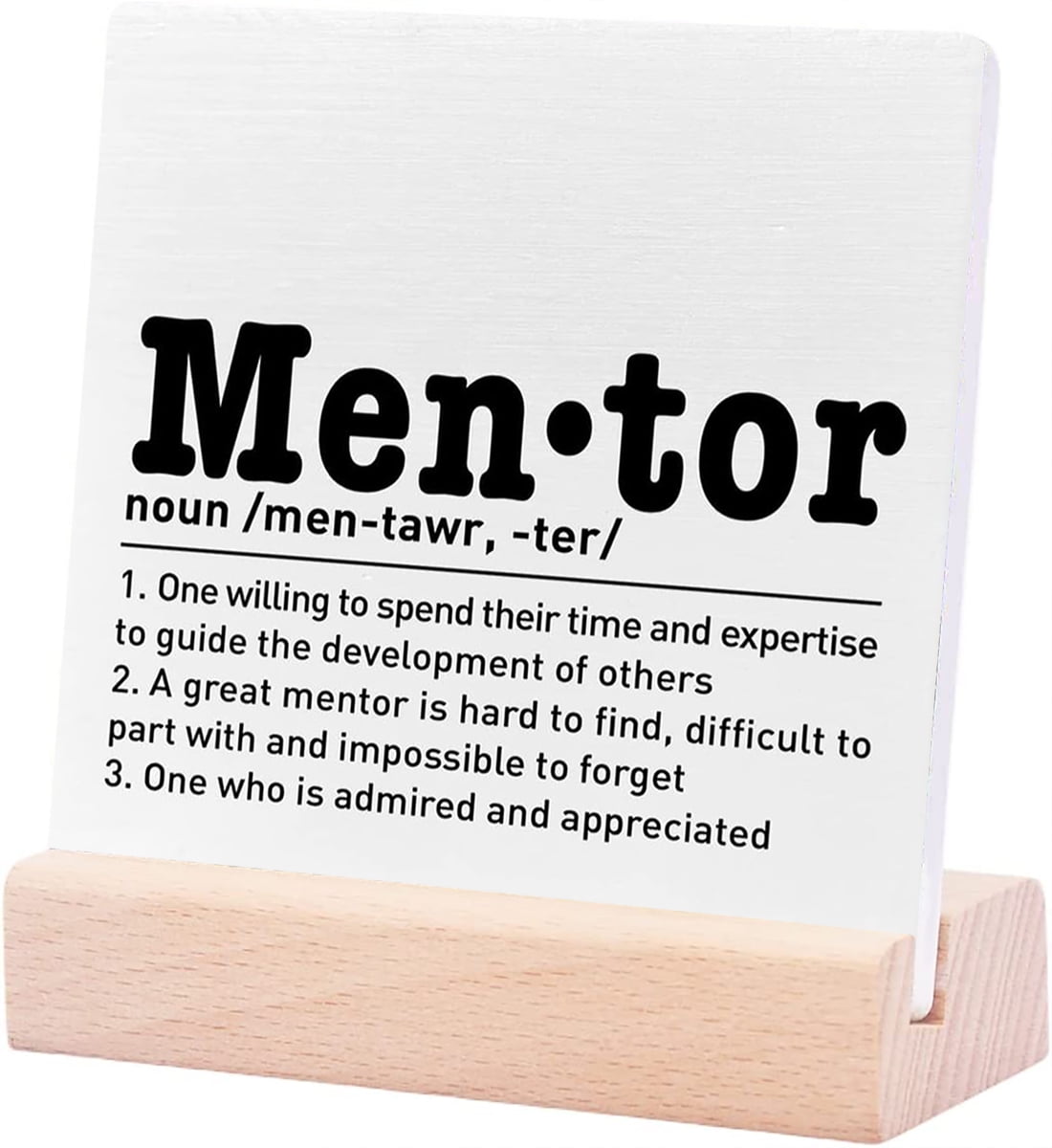 Ceramic Sign 4x4Inch Mentor Thank You Appreciation Gifts For Mentor ...