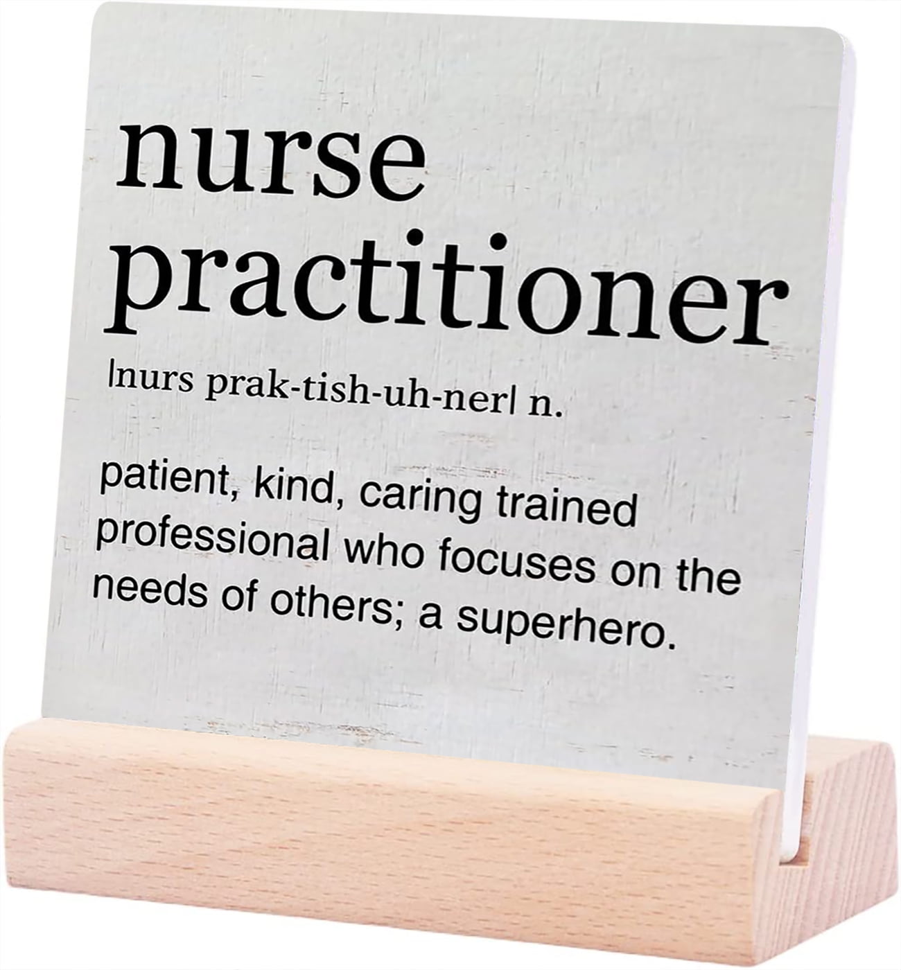 Ceramic Sign 4x4Inch Nurse Practitioner Gifts For Women Men Nurse ...