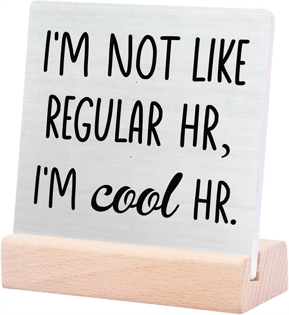 Ceramic Sign 4x4Inch Office Decor Funny Human Resources Department ...